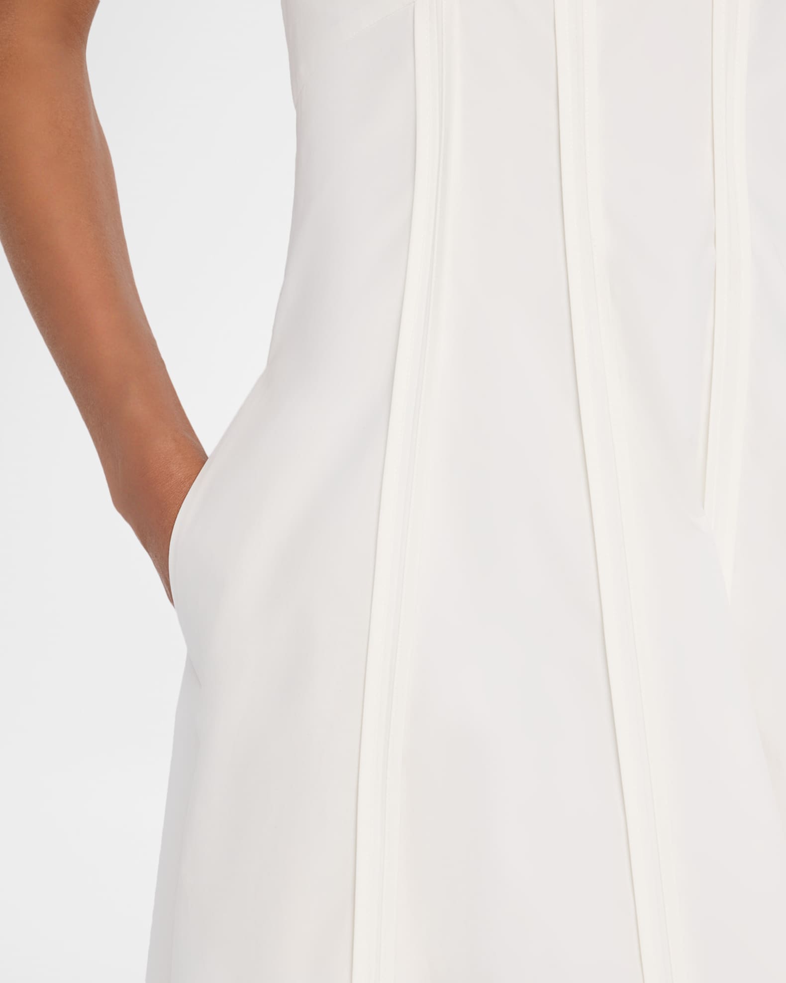 Les Coyotes De Paris Sculptural Poplin Midi Dress | Neiman Marcus