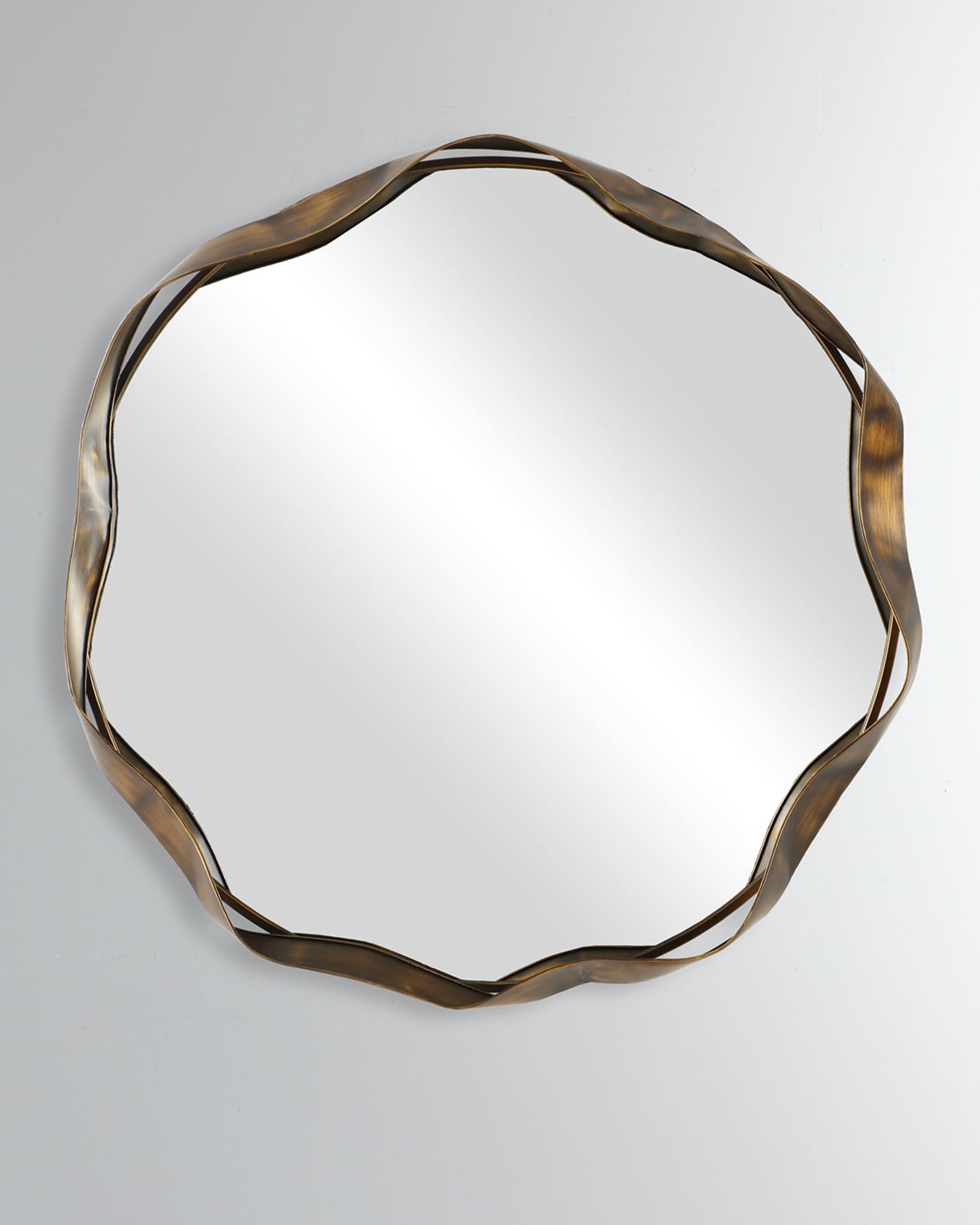 Catch the Wave Round Wall Mirror | Neiman Marcus