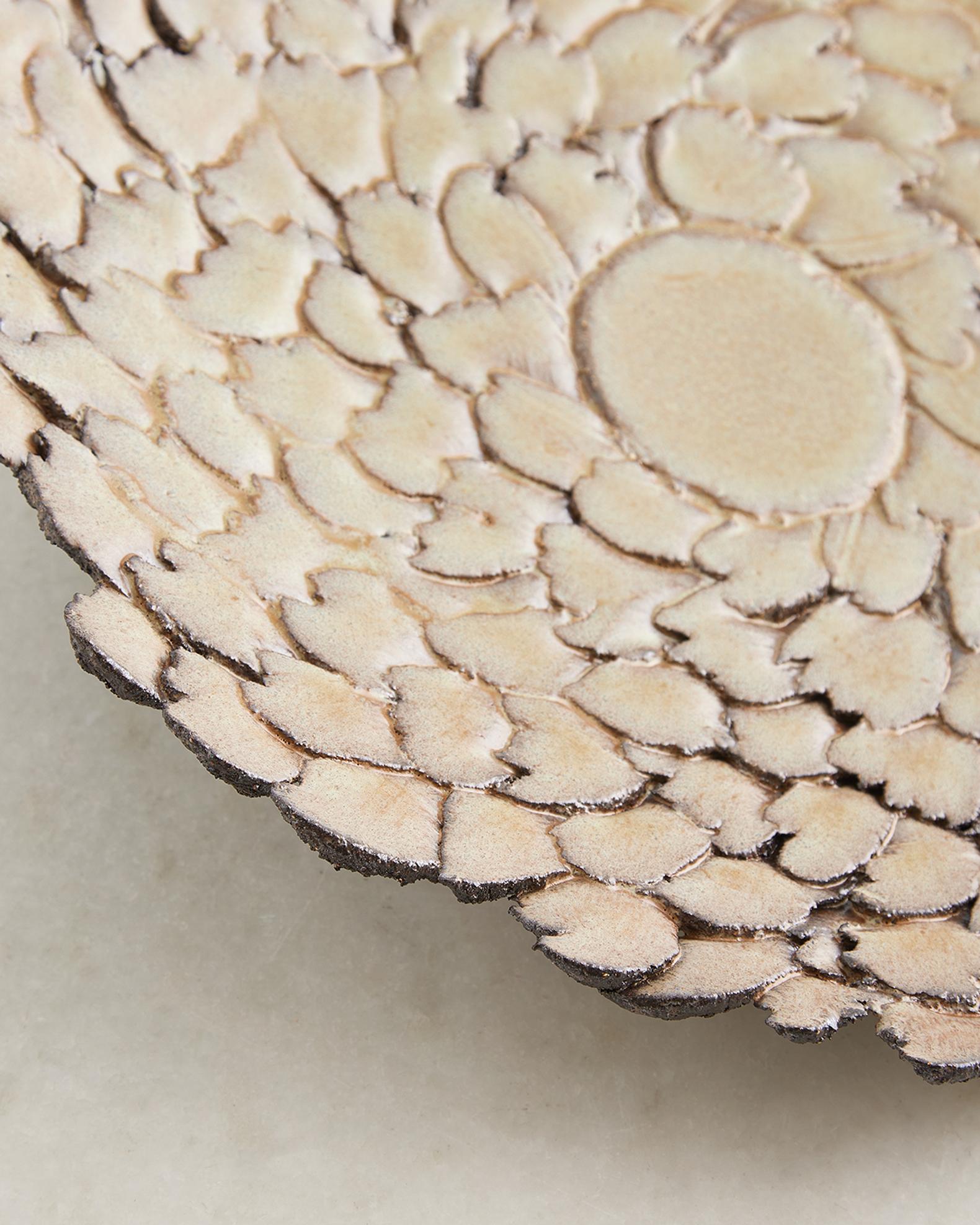 Global Views Petaled Pedestal Plate | Neiman Marcus