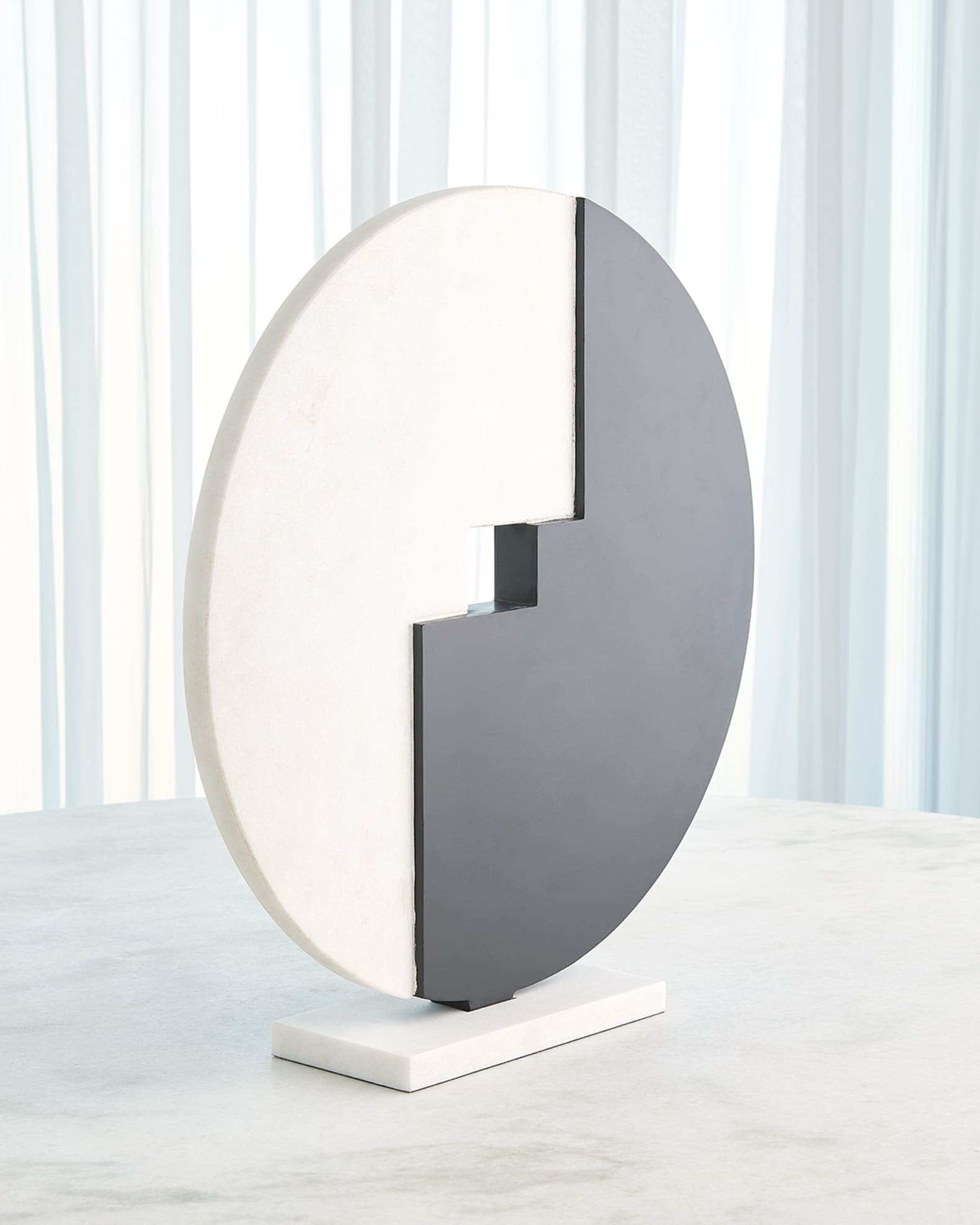 Global Views Stone Medallion Sculpture | Neiman Marcus