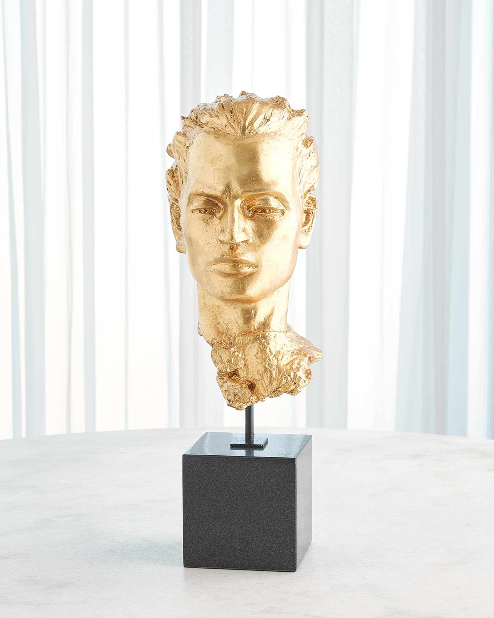 Global Views Gilded Portrait Sculpture | Neiman Marcus