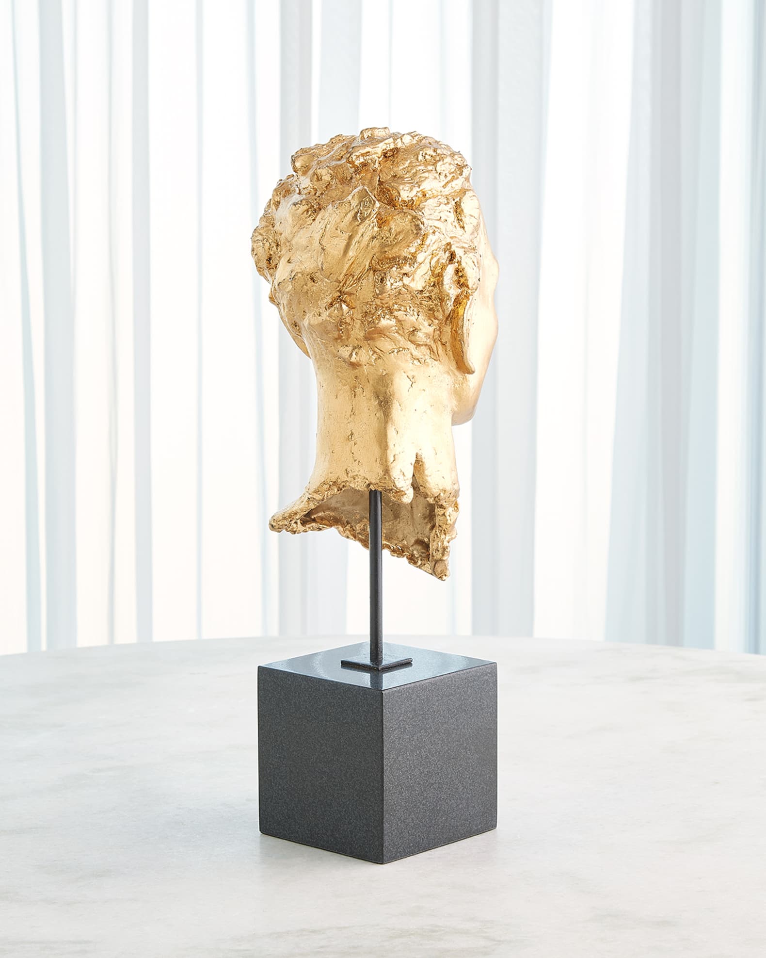 Global Views Gilded Portrait Sculpture | Neiman Marcus