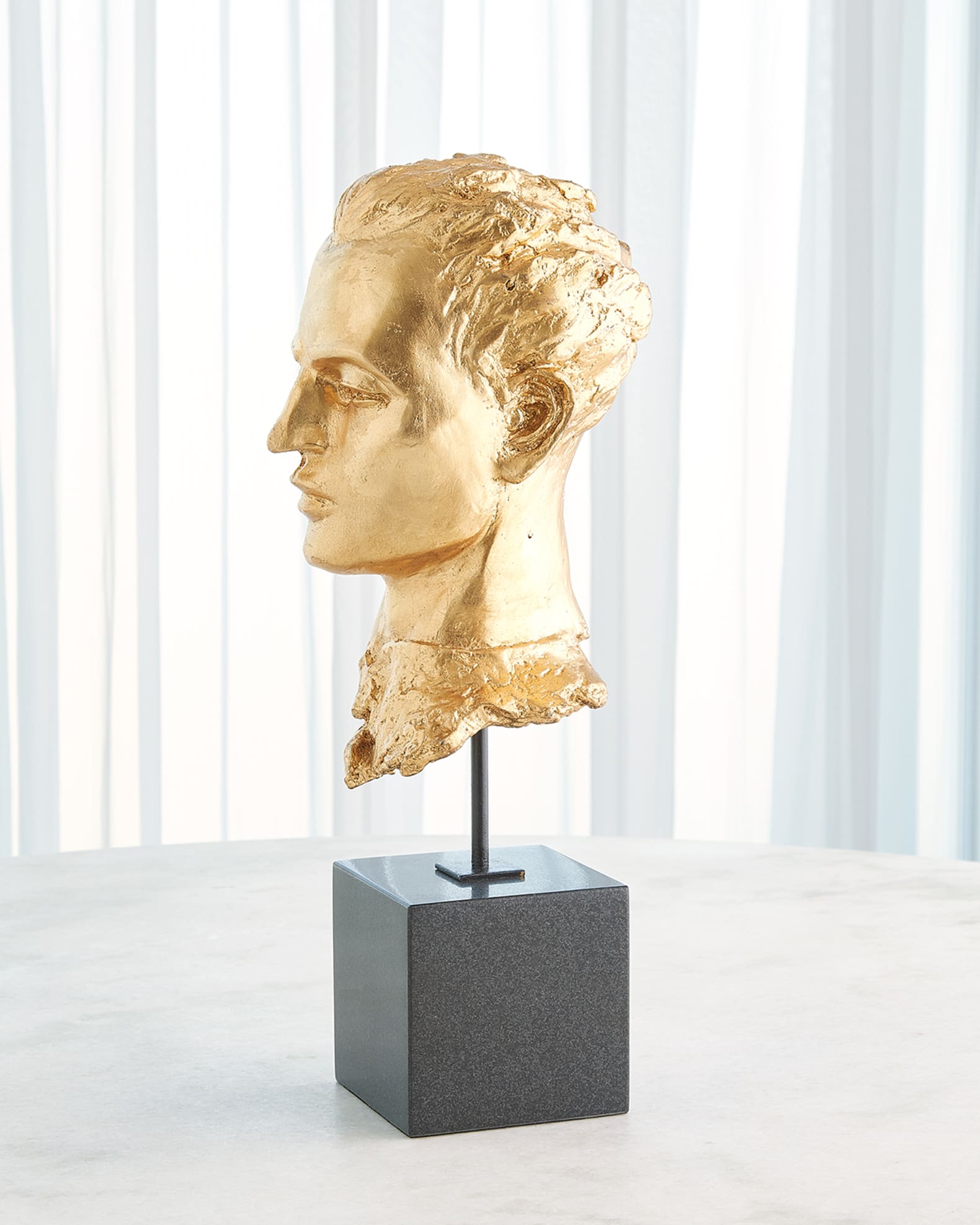 Global Views Gilded Portrait Sculpture | Neiman Marcus