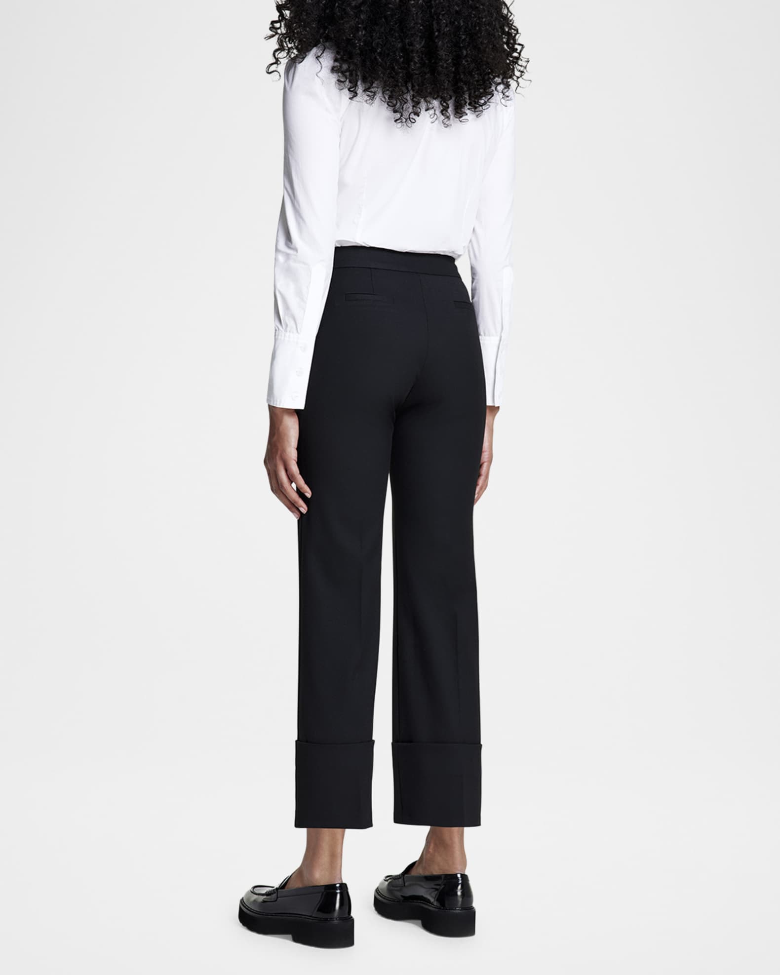 Smythe Cuffed Flood Pants | Neiman Marcus