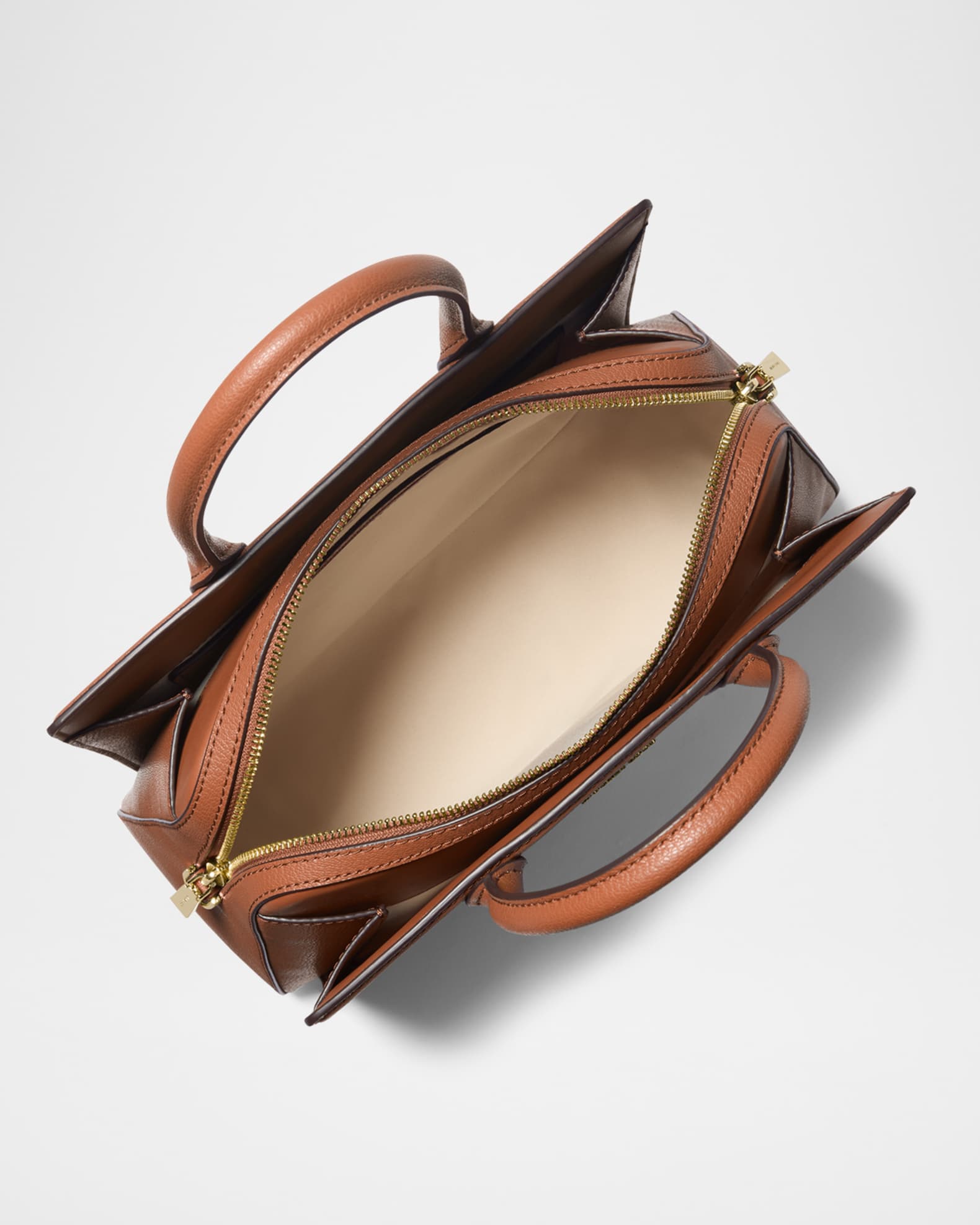 MICHAEL Michael Kors Laila Medium Leather Satchel Bag | Neiman Marcus