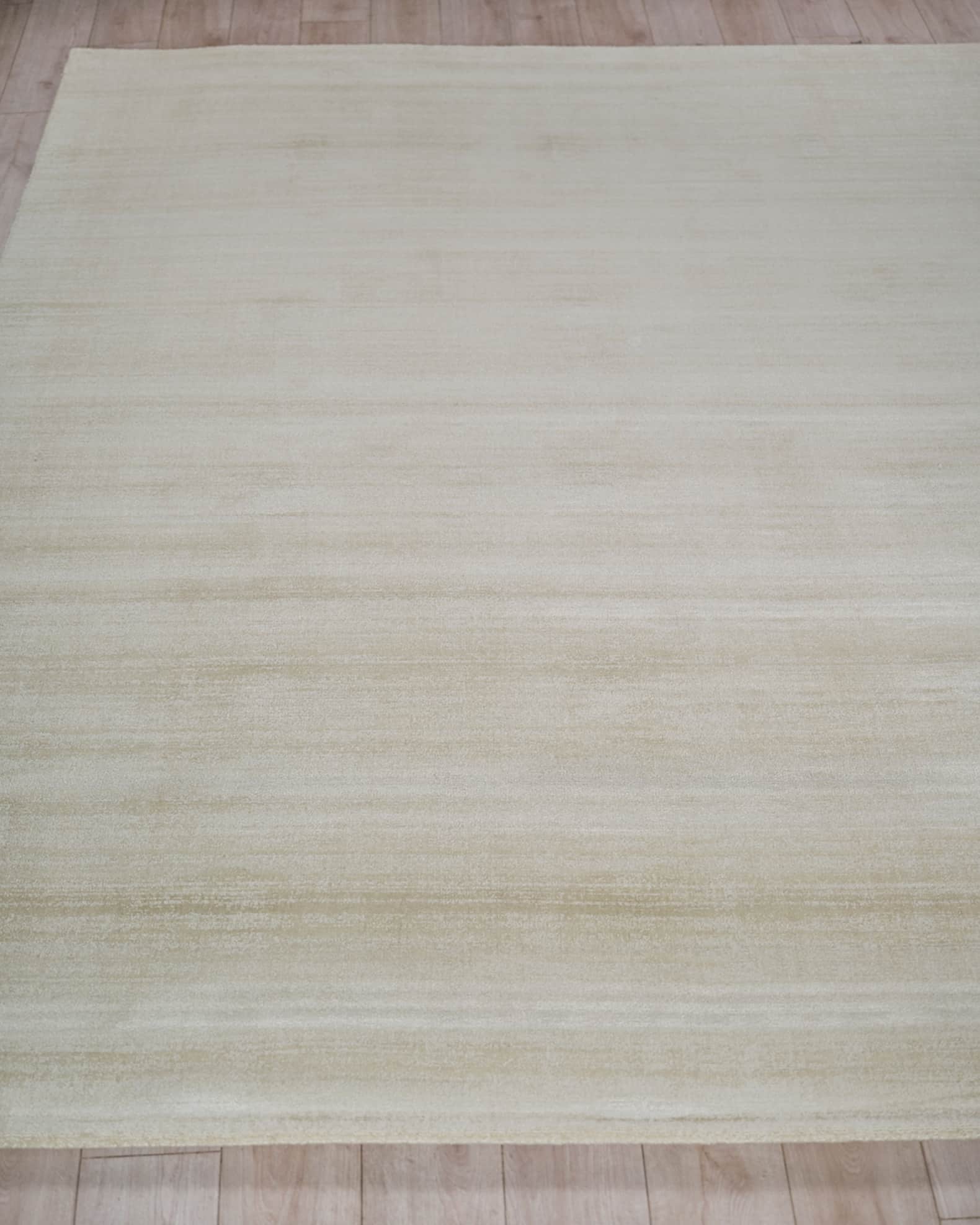 Exquisite Rugs Martelli Modern Hand-Loomed Light Beige Rug, 12' x 15 ...