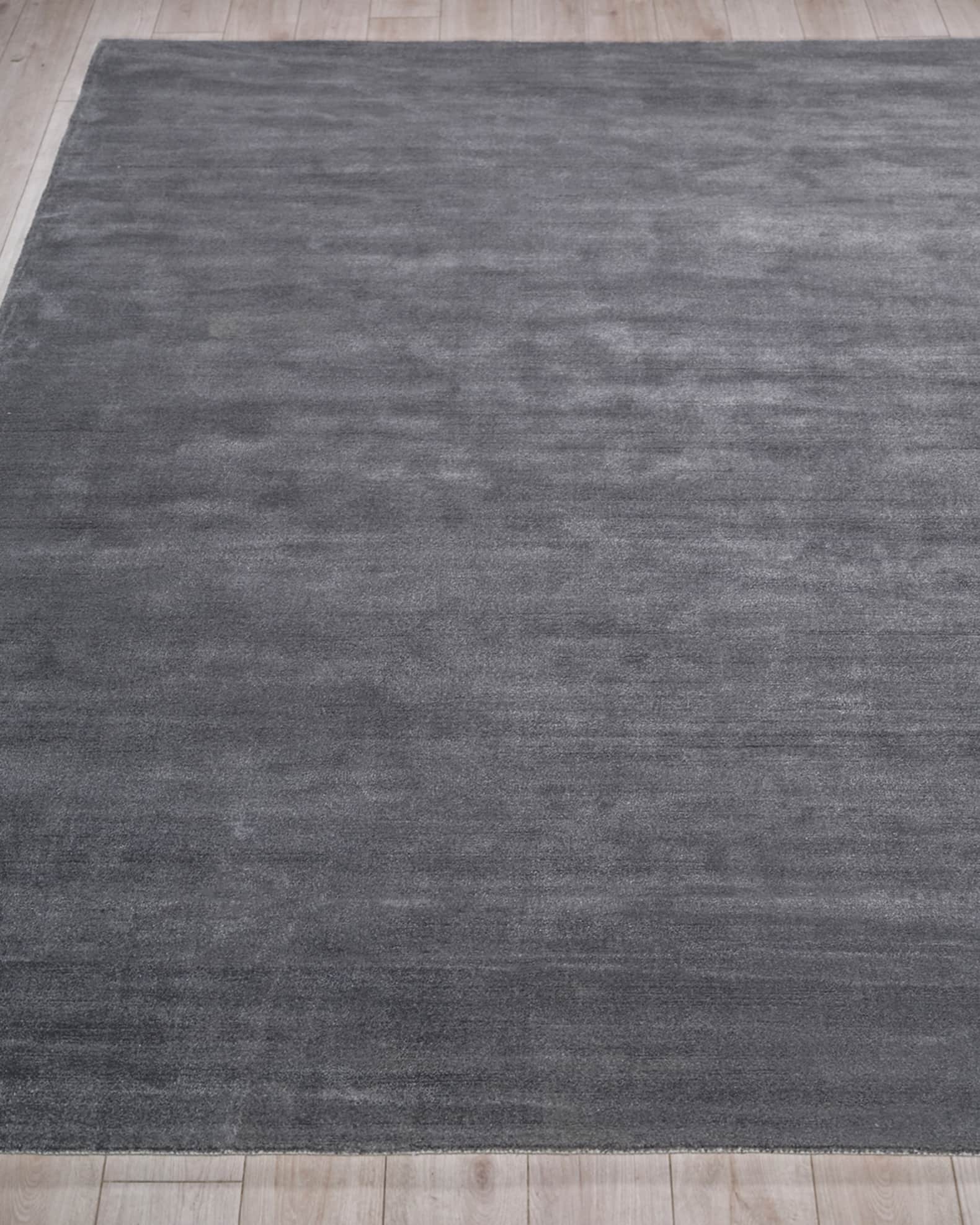 Exquisite Rugs Velutto Hand-Loomed Gray Rug, 10' x 14' | Neiman Marcus