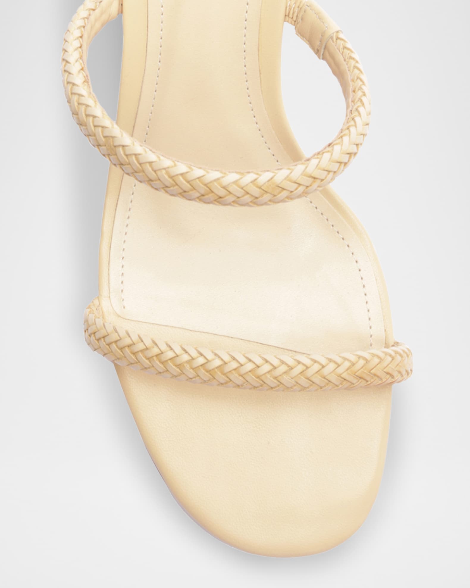 Schutz Taliah Woven Leather Dual-Band Sandals | Neiman Marcus
