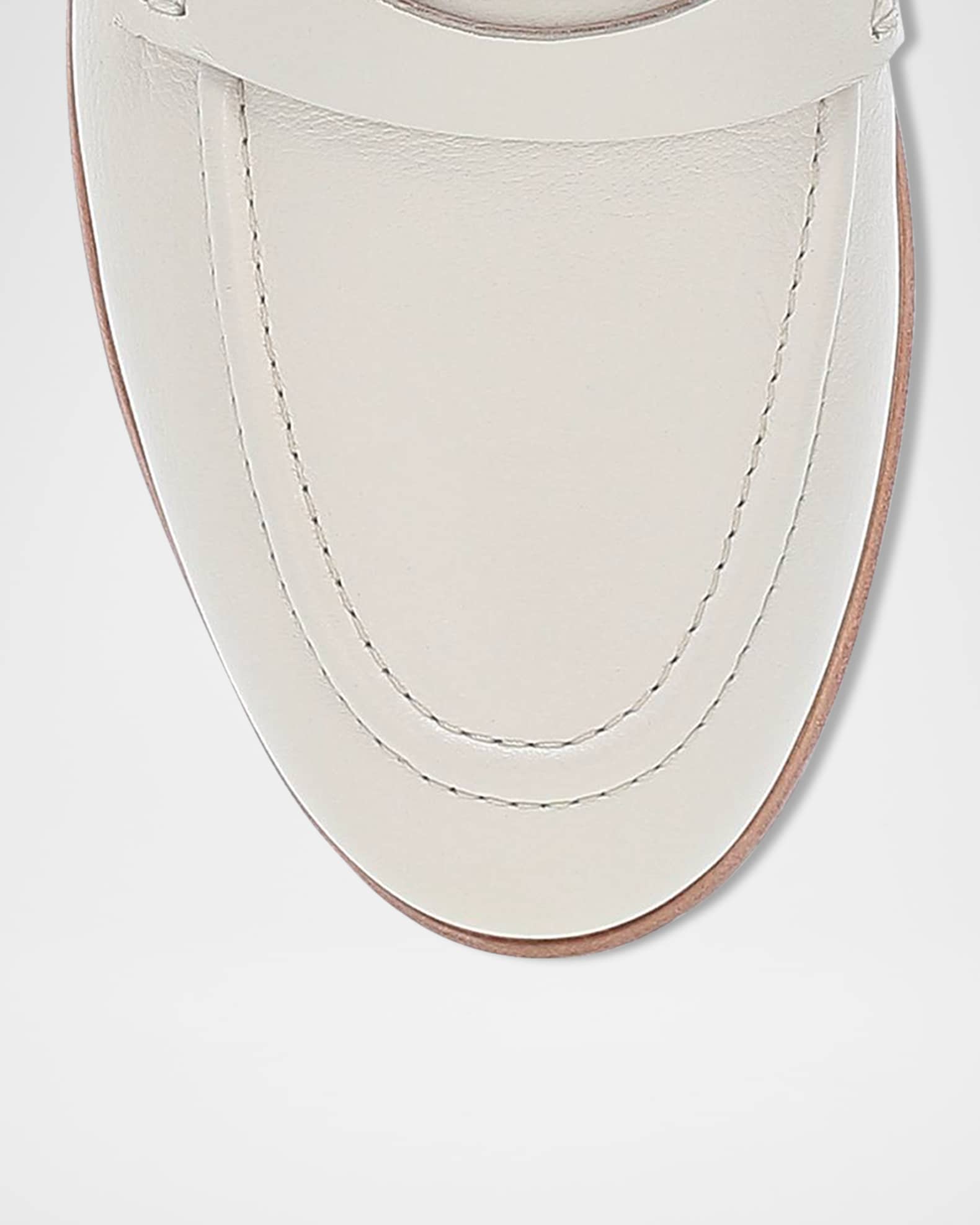 Frye Faith Leather Classic Penny Loafers | Neiman Marcus