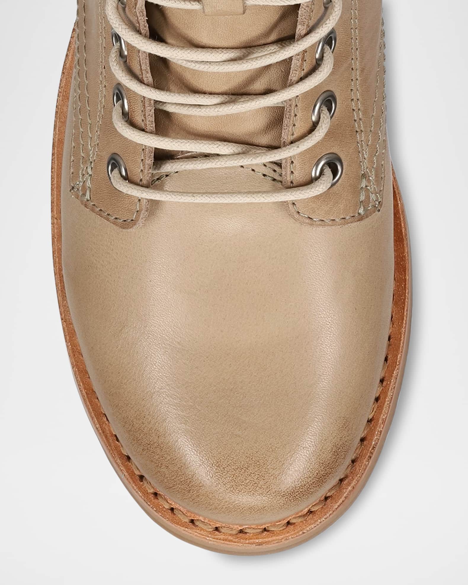 Frye Veronica Flex Leather Combat Boots | Neiman Marcus