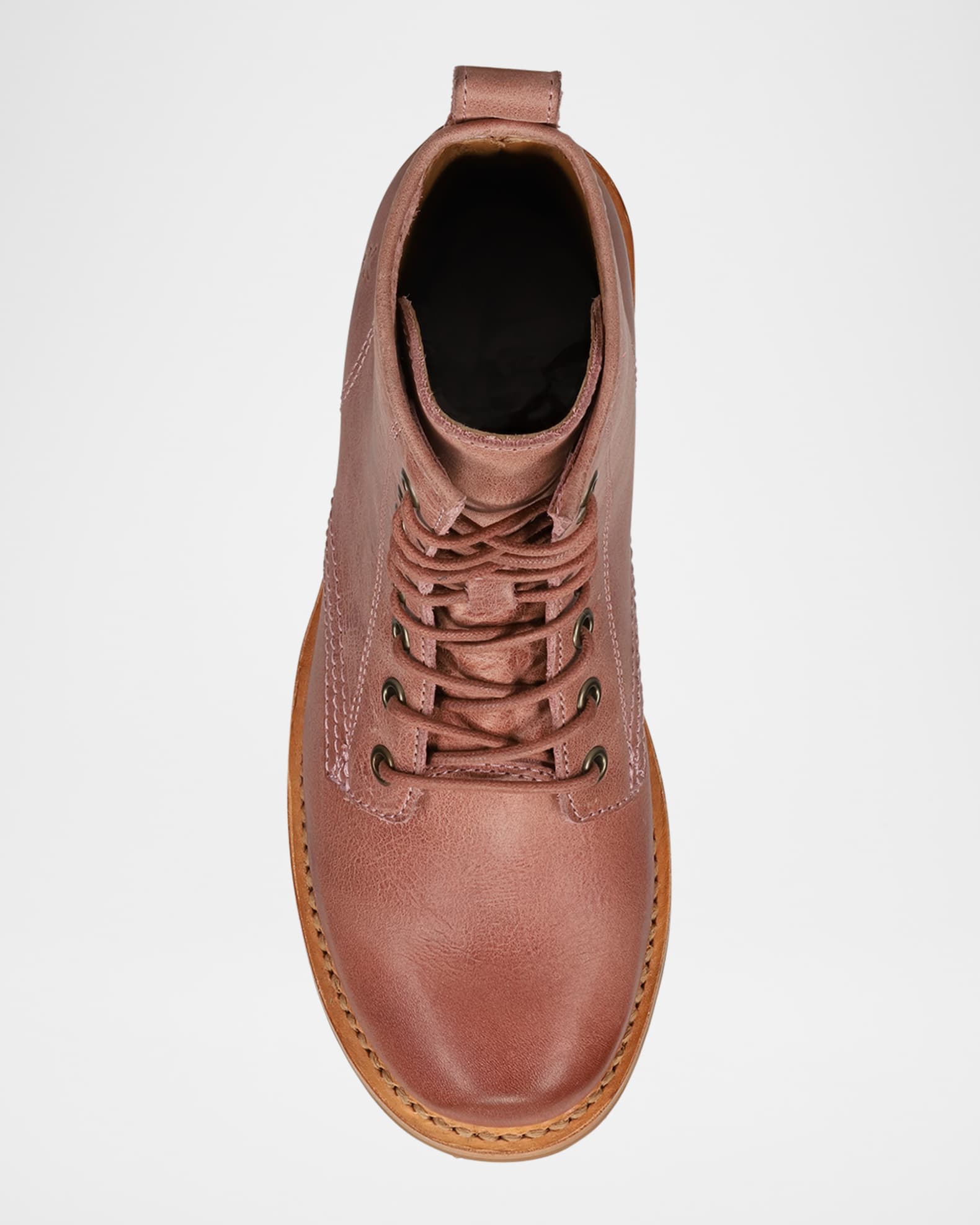 Frye Veronica Flex Leather Combat Boots | Neiman Marcus