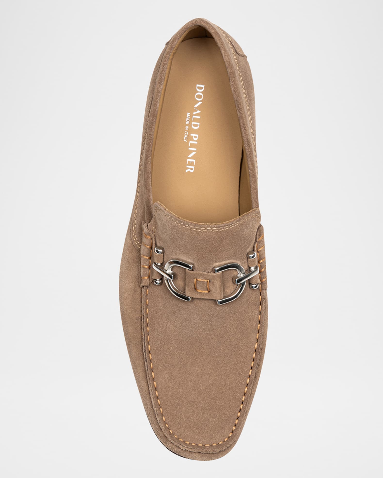 Donald Pliner Men's Dacio Suede Bit Loafers | Neiman Marcus