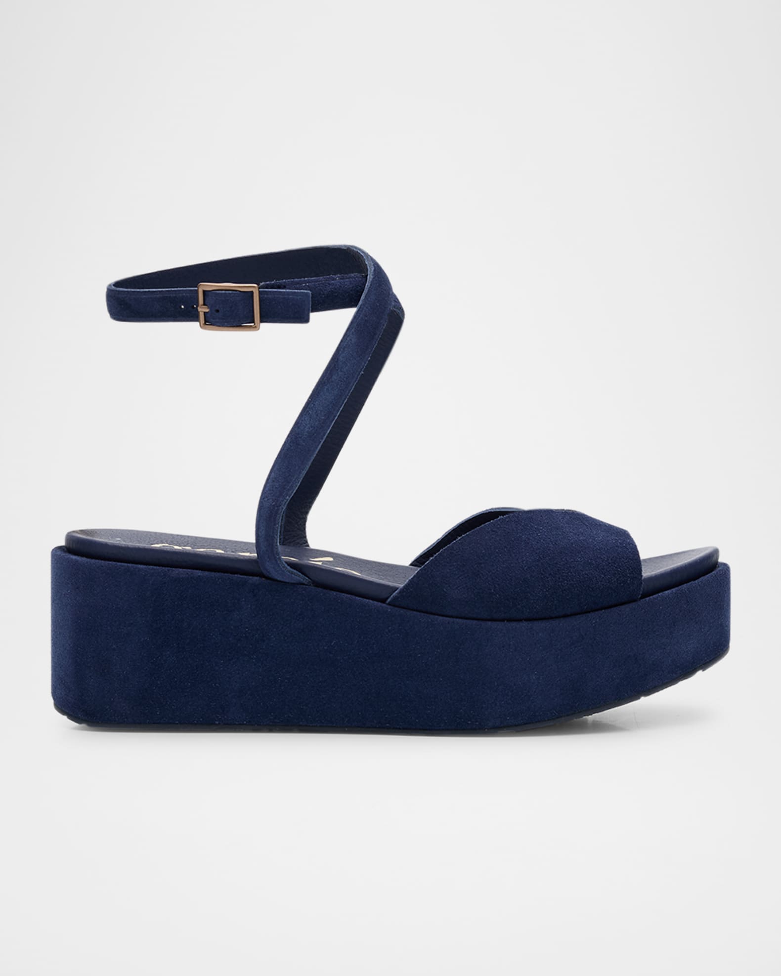Pedro Garcia Nereida Suede Flatform Sandals | Neiman Marcus
