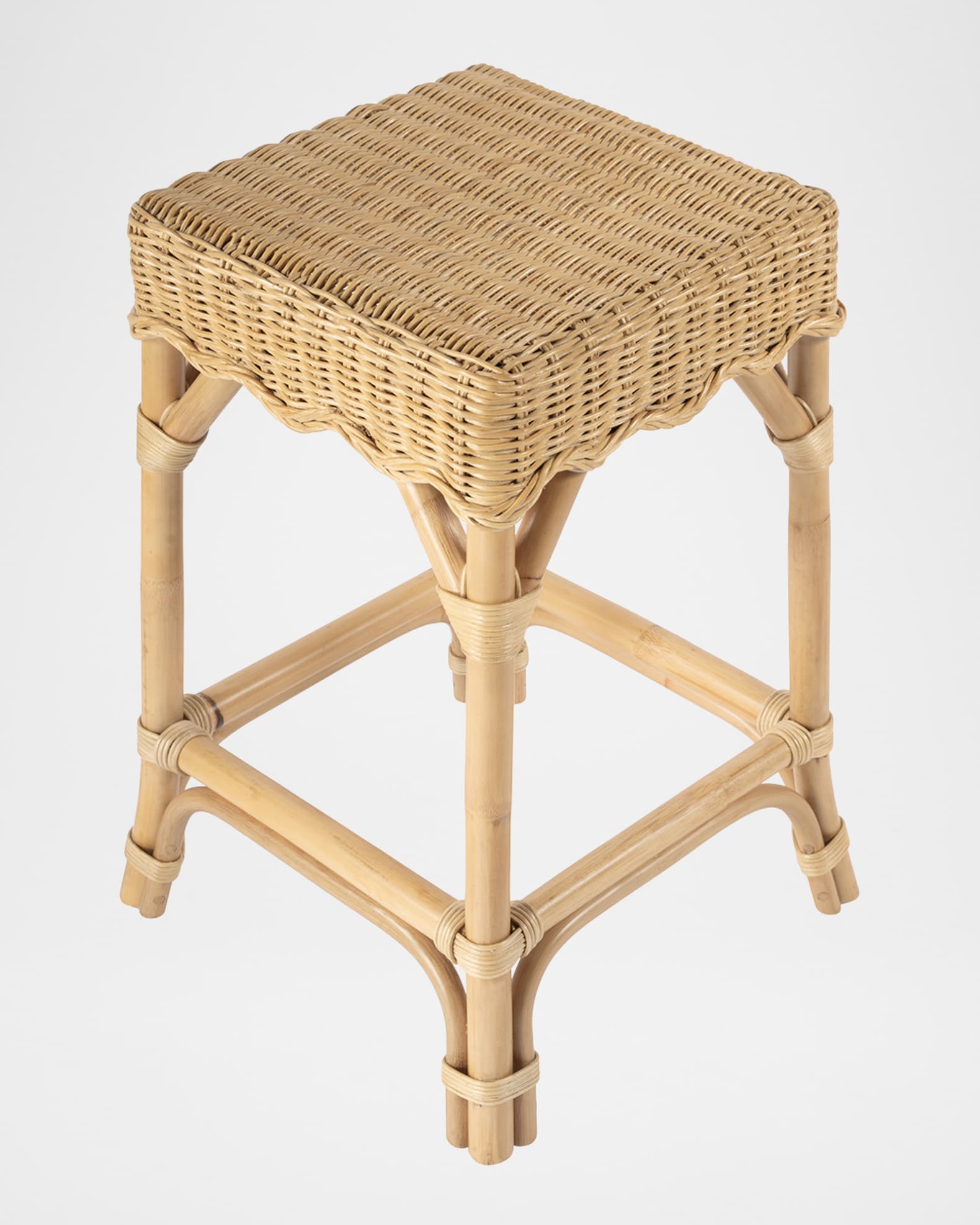 Flora Rattan Stool Collection | Neiman Marcus