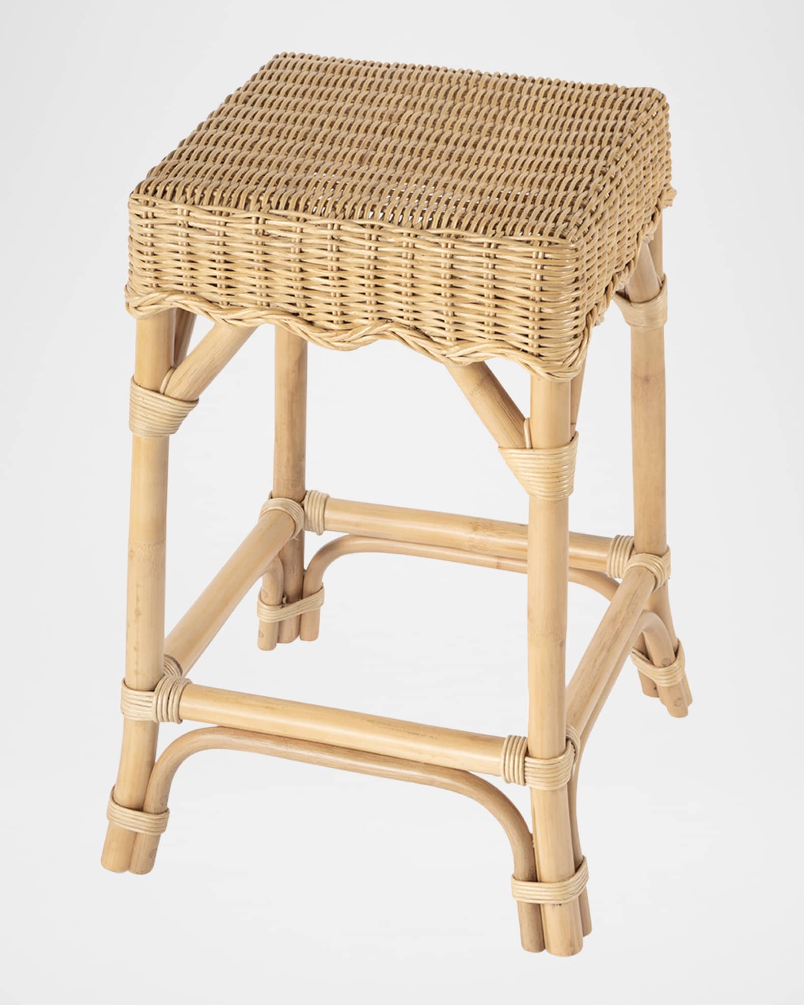 Flora Rattan Stool Collection | Neiman Marcus