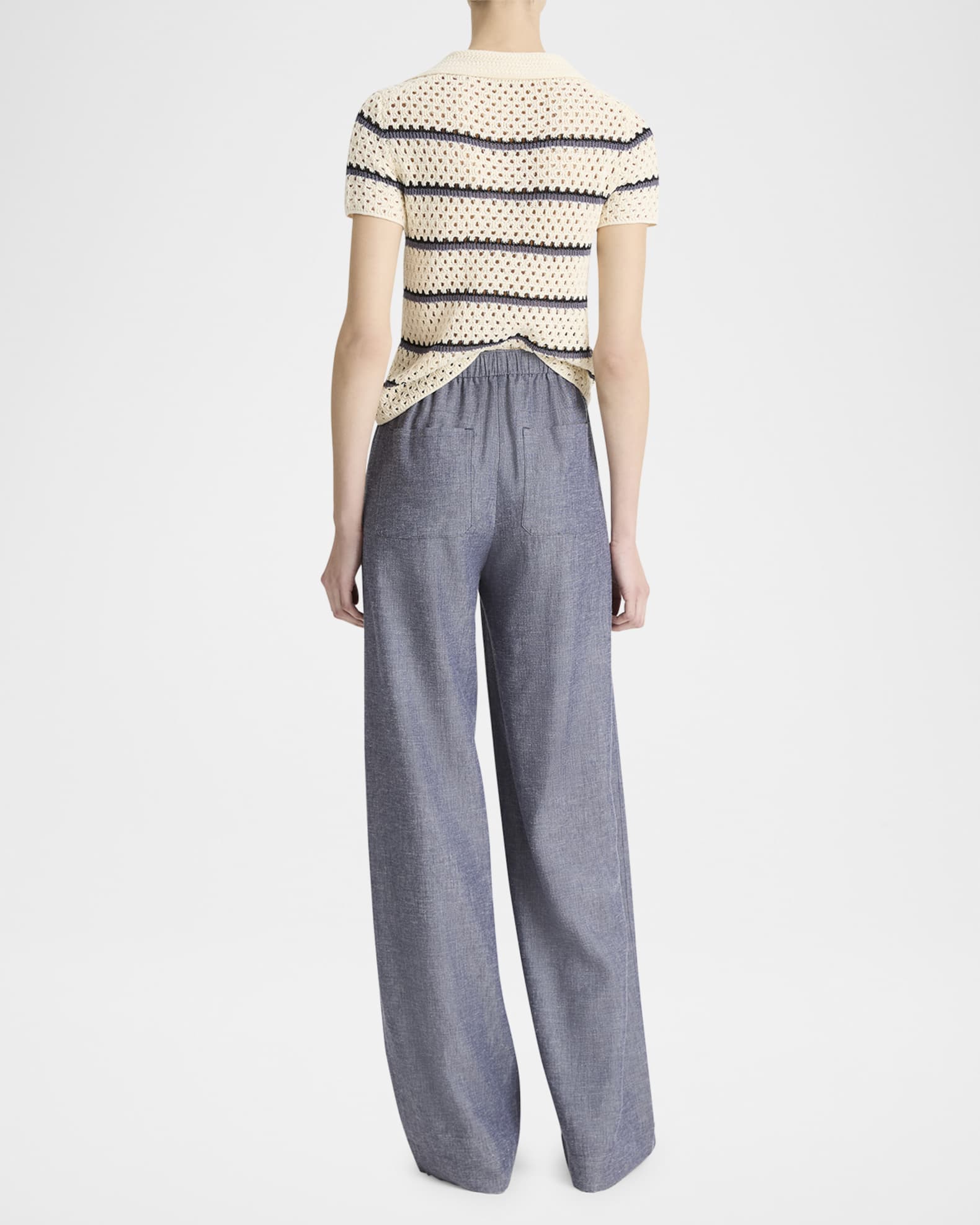 Vince Mid-Rise Casual Pull-On Pants | Neiman Marcus