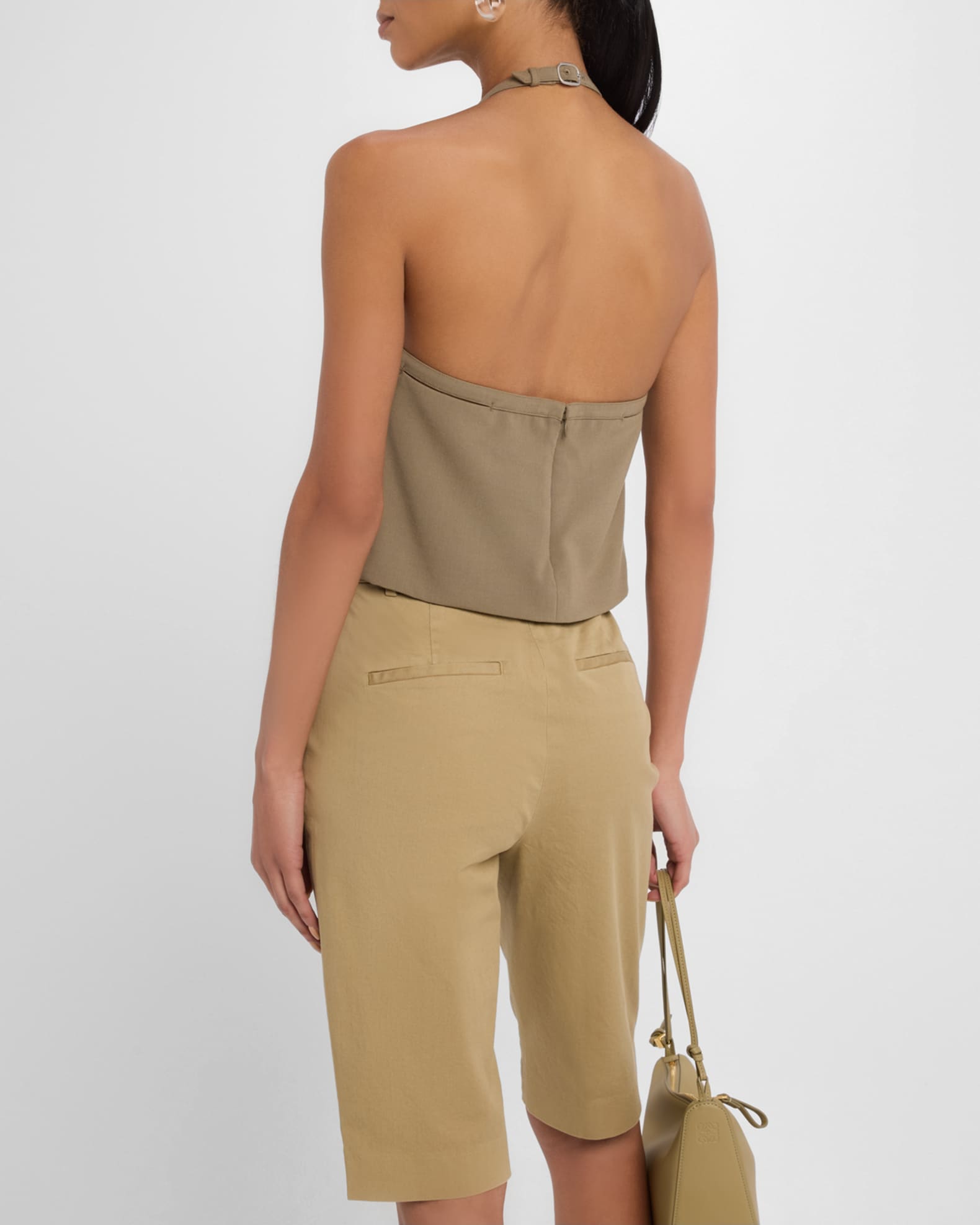 Vince Apron Halter Top | Neiman Marcus