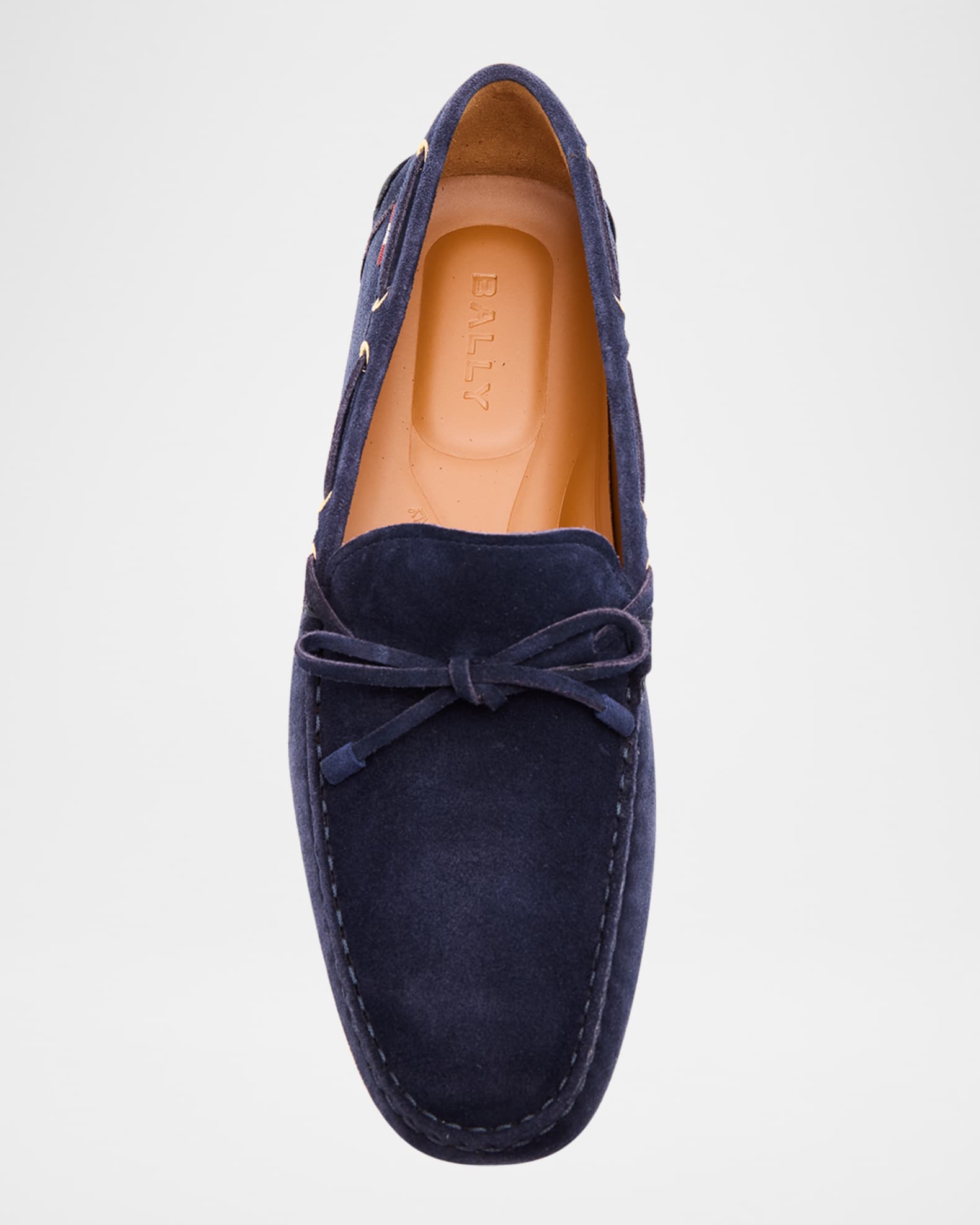 Bally Men's Clarkson Suede Driver Shoes | Neiman Marcus