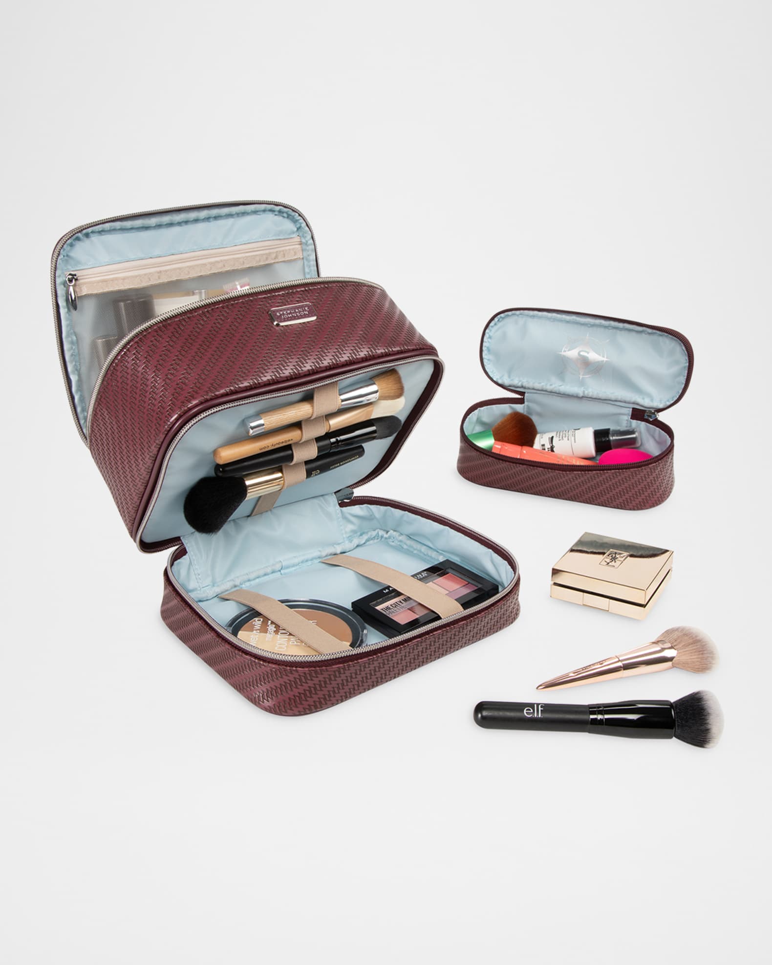 Stephanie Johnson Rosewood Ruby Royale Jenny Train Case | Neiman Marcus