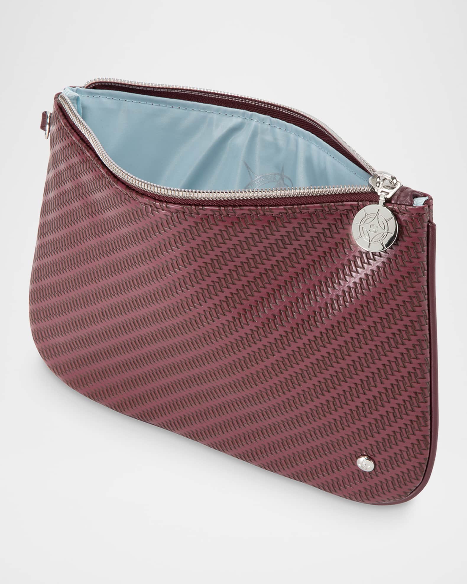 Stephanie Johnson Rosewood Ruby Royale Aria Large Flat Pouch | Neiman ...