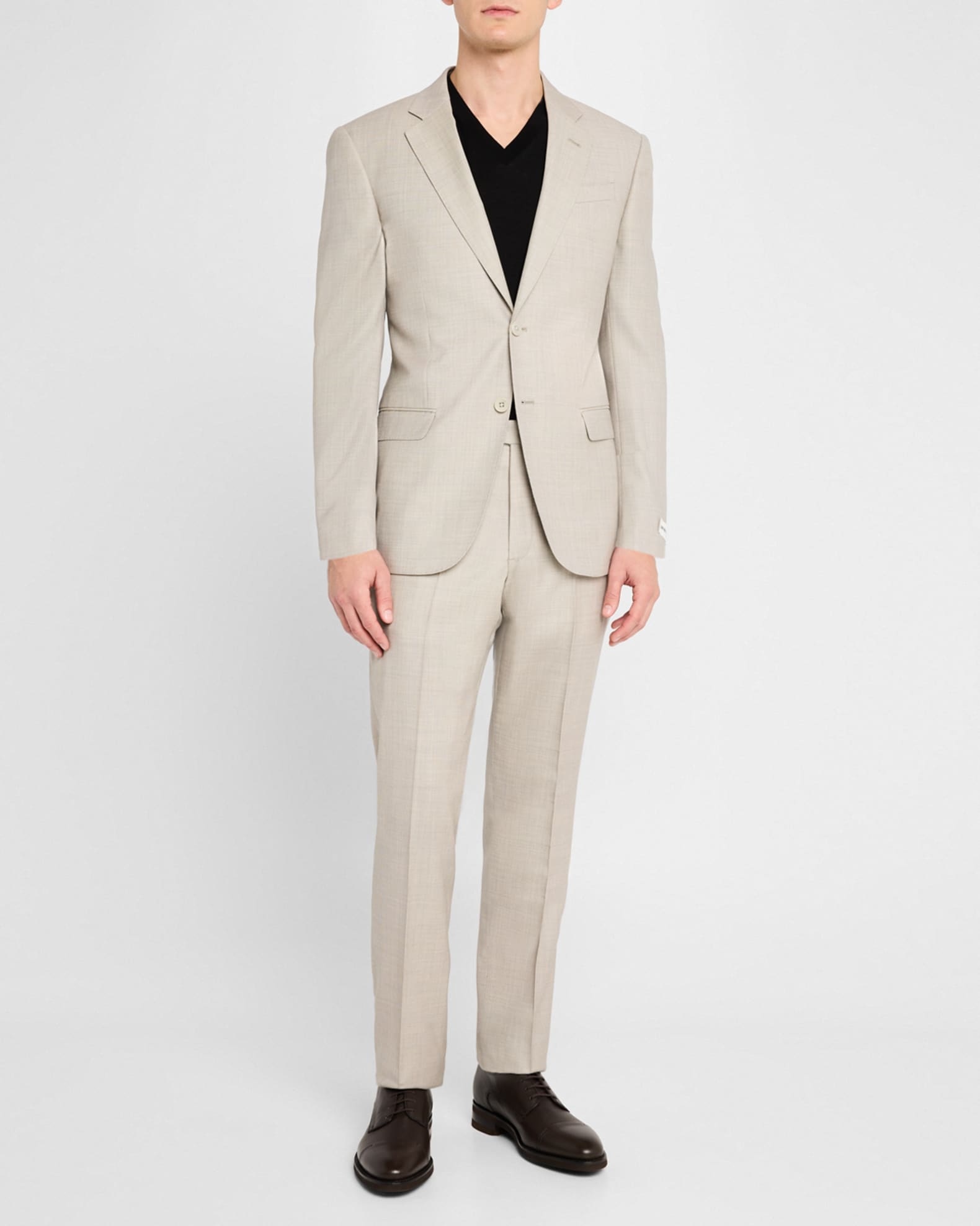 Bally Men's Scrivas Leather Cap-Toe Derby Shoes | Neiman Marcus