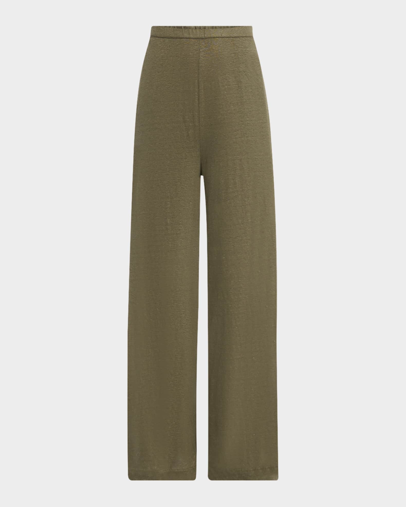 Majestic Filatures Wide-Leg Stretch Linen Lounge Pants | Neiman Marcus
