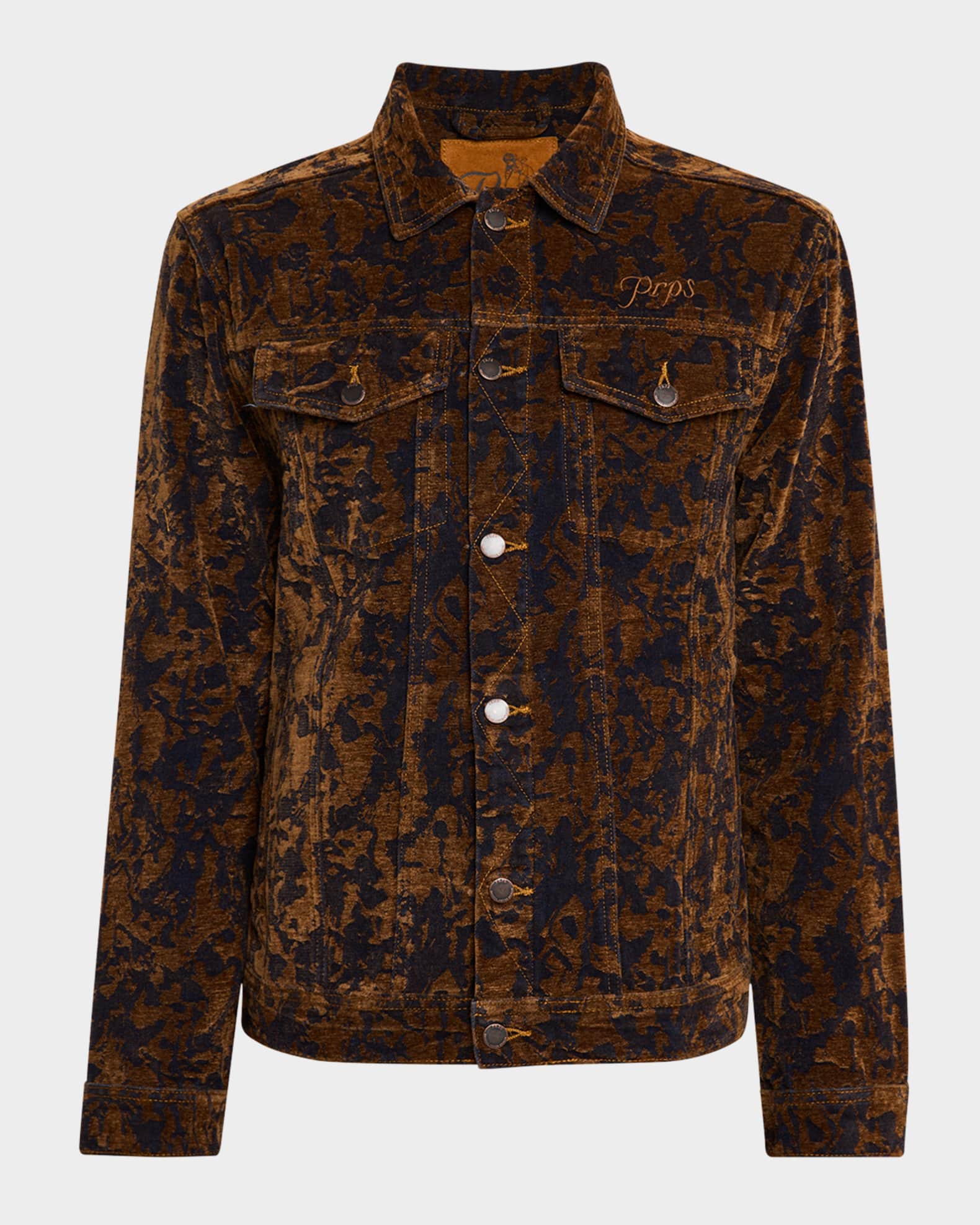 PRPS Men's Jacquard Trucker Jacket | Neiman Marcus