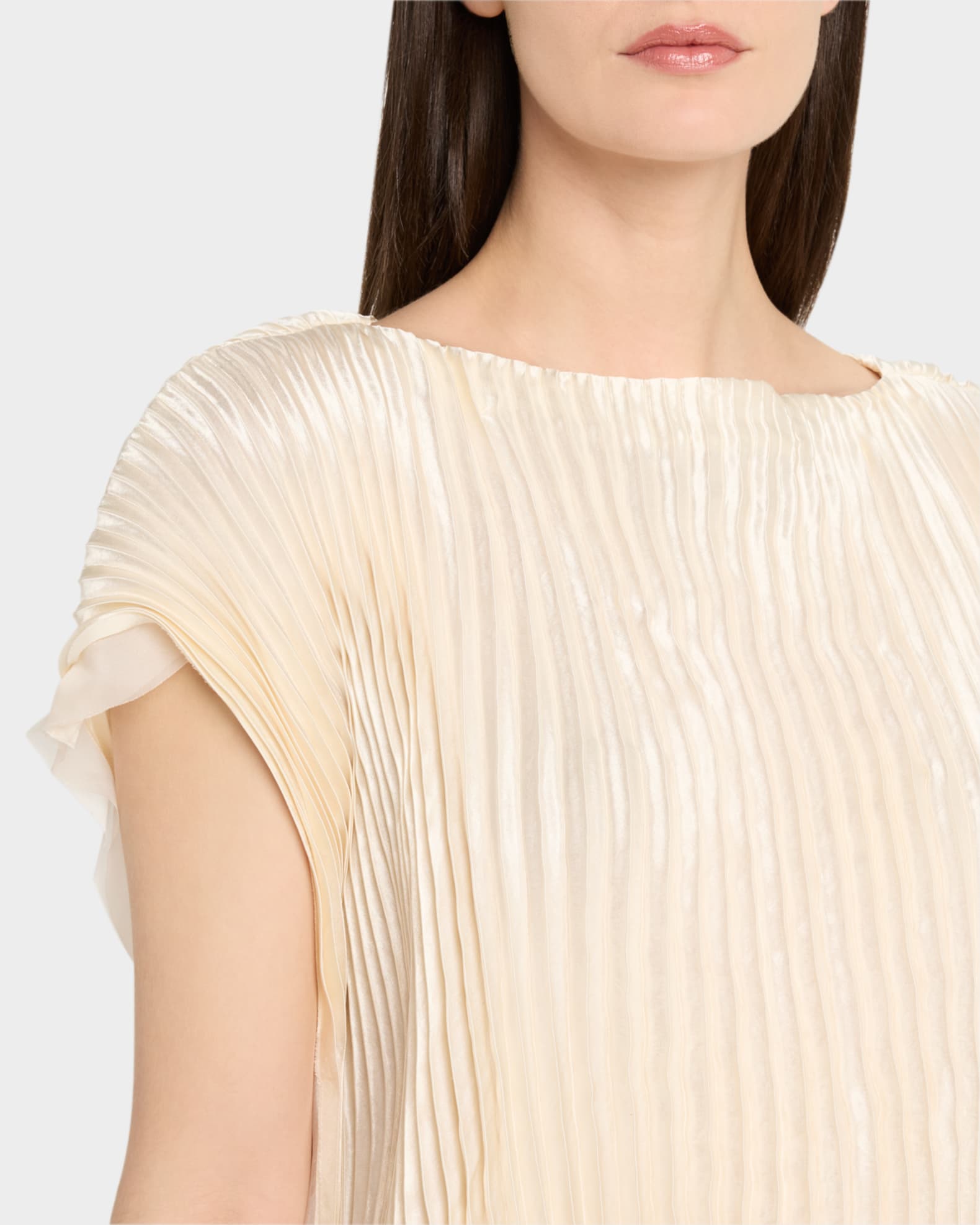 Crinkled Satin Collection | Neiman Marcus