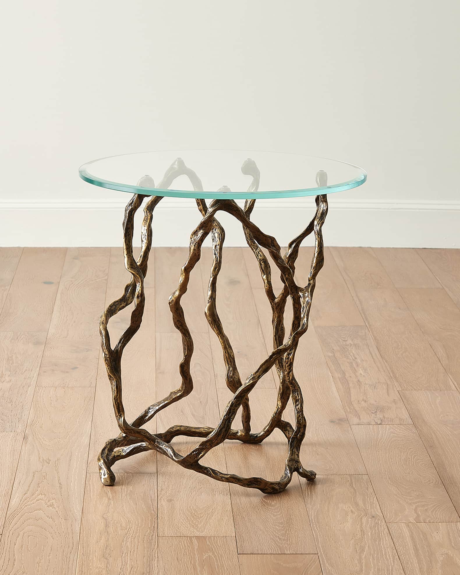 Global Views Twistwood Side Table | Neiman Marcus