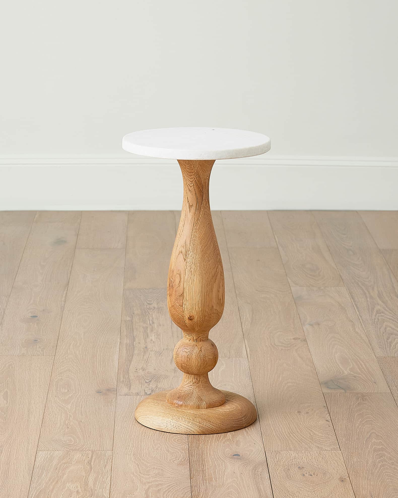 Global Views Vessel 23.5" Side Table, Natural | Neiman Marcus