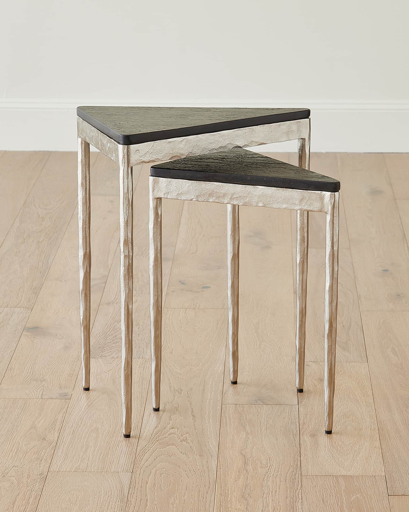 Global Views Triangular Nesting Tables, Set of 2 | Neiman Marcus