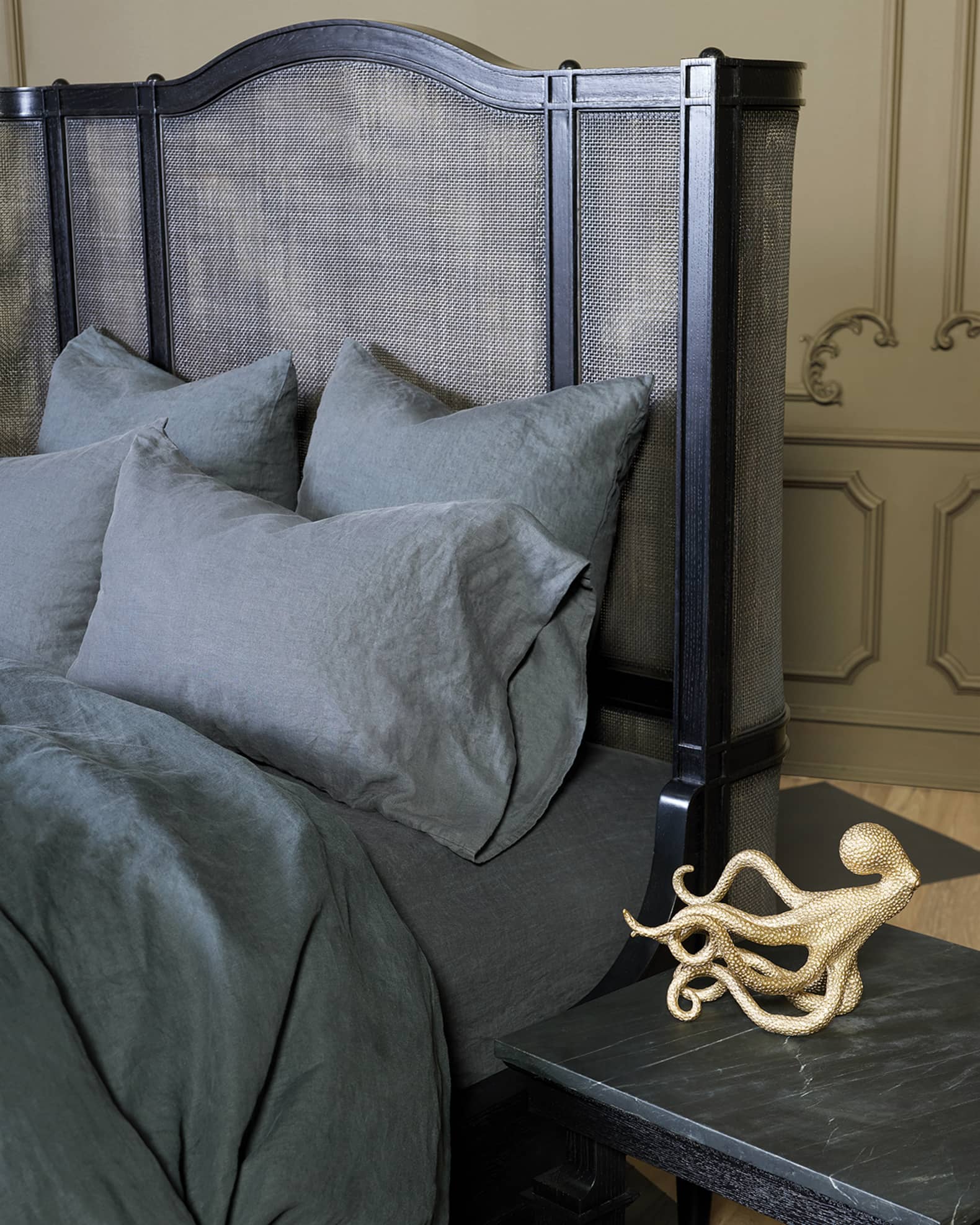 Josephine Black Bed Collection | Neiman Marcus