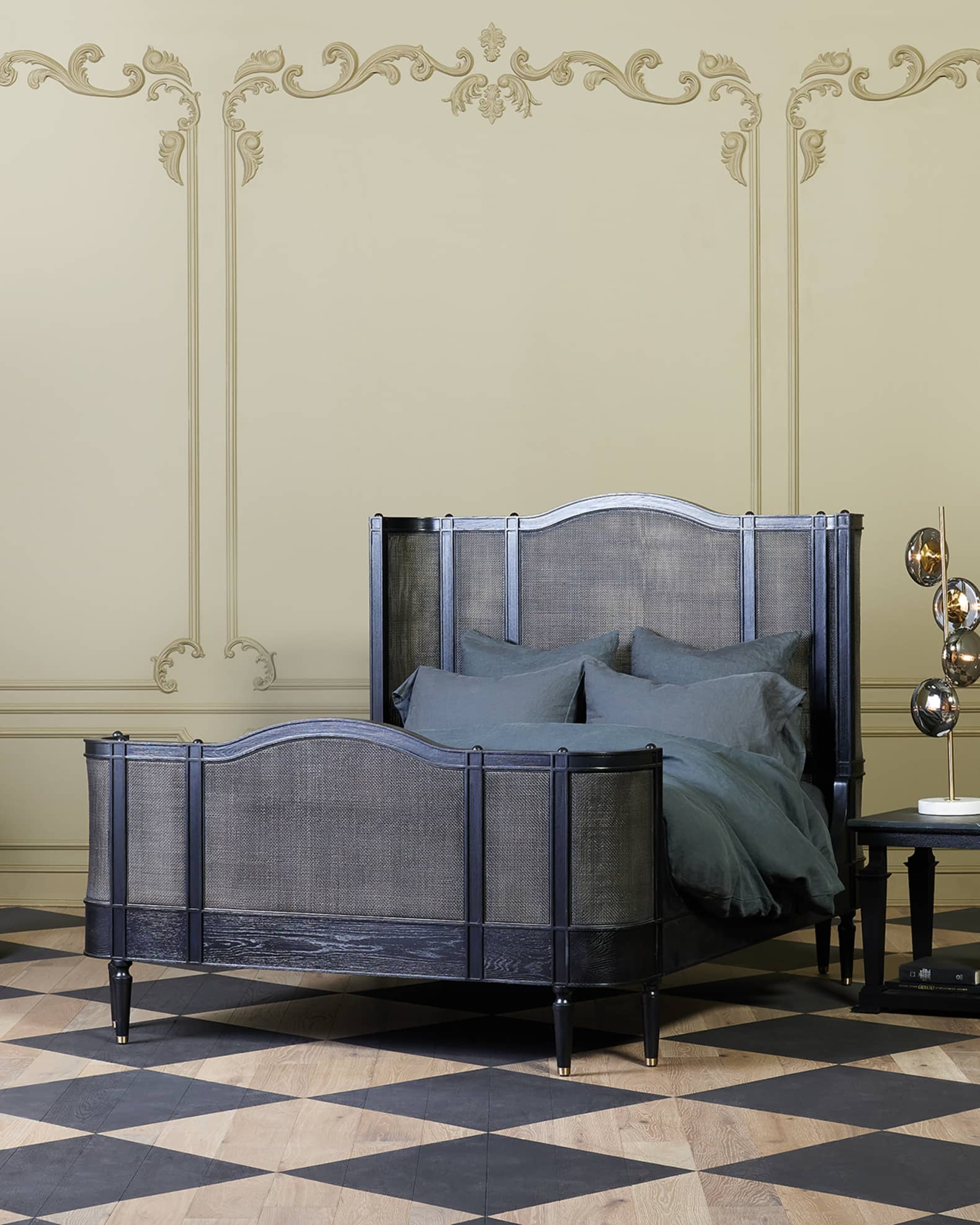 Josephine Black Bed Collection | Neiman Marcus