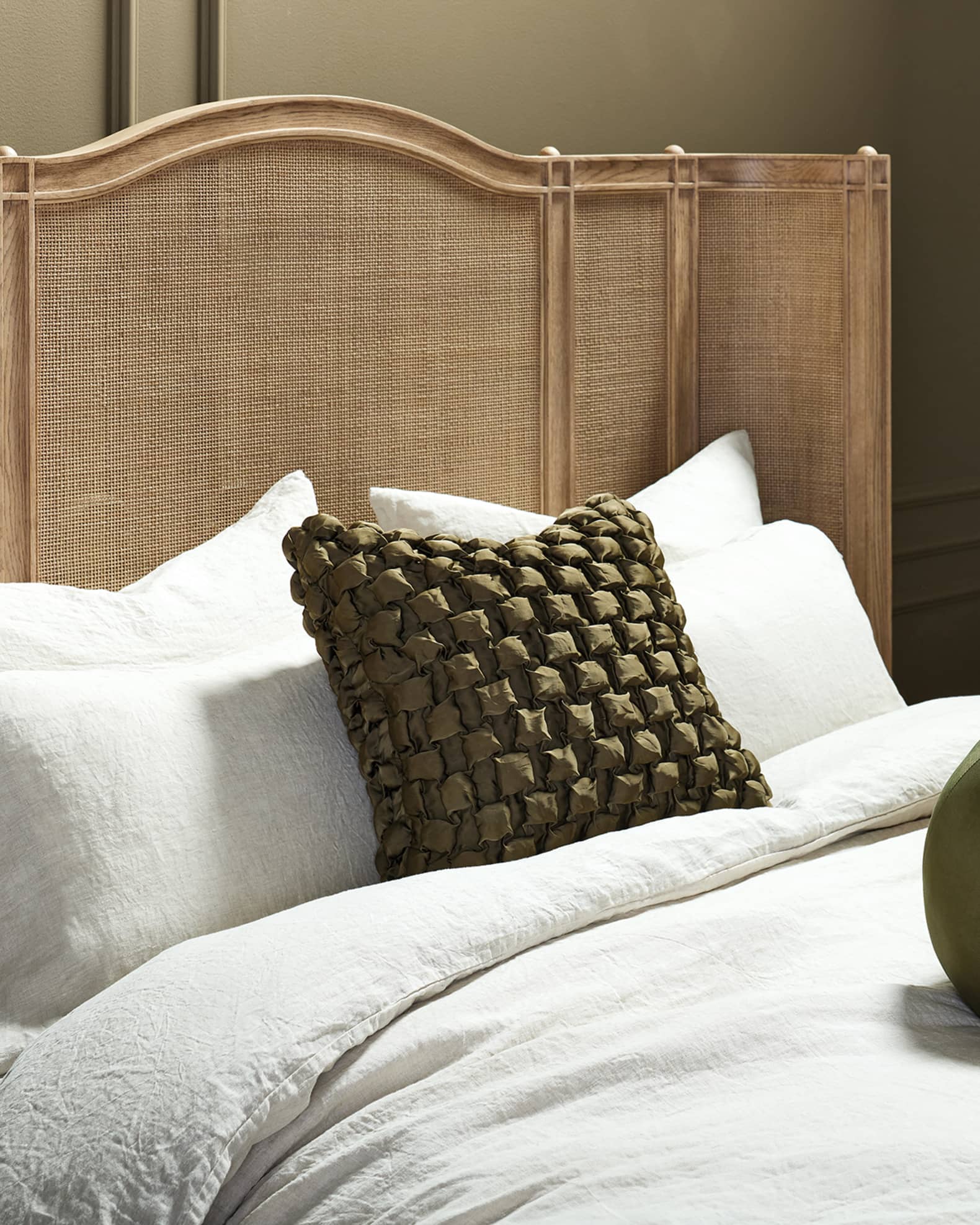 Josephine Natural Bed Collection | Neiman Marcus