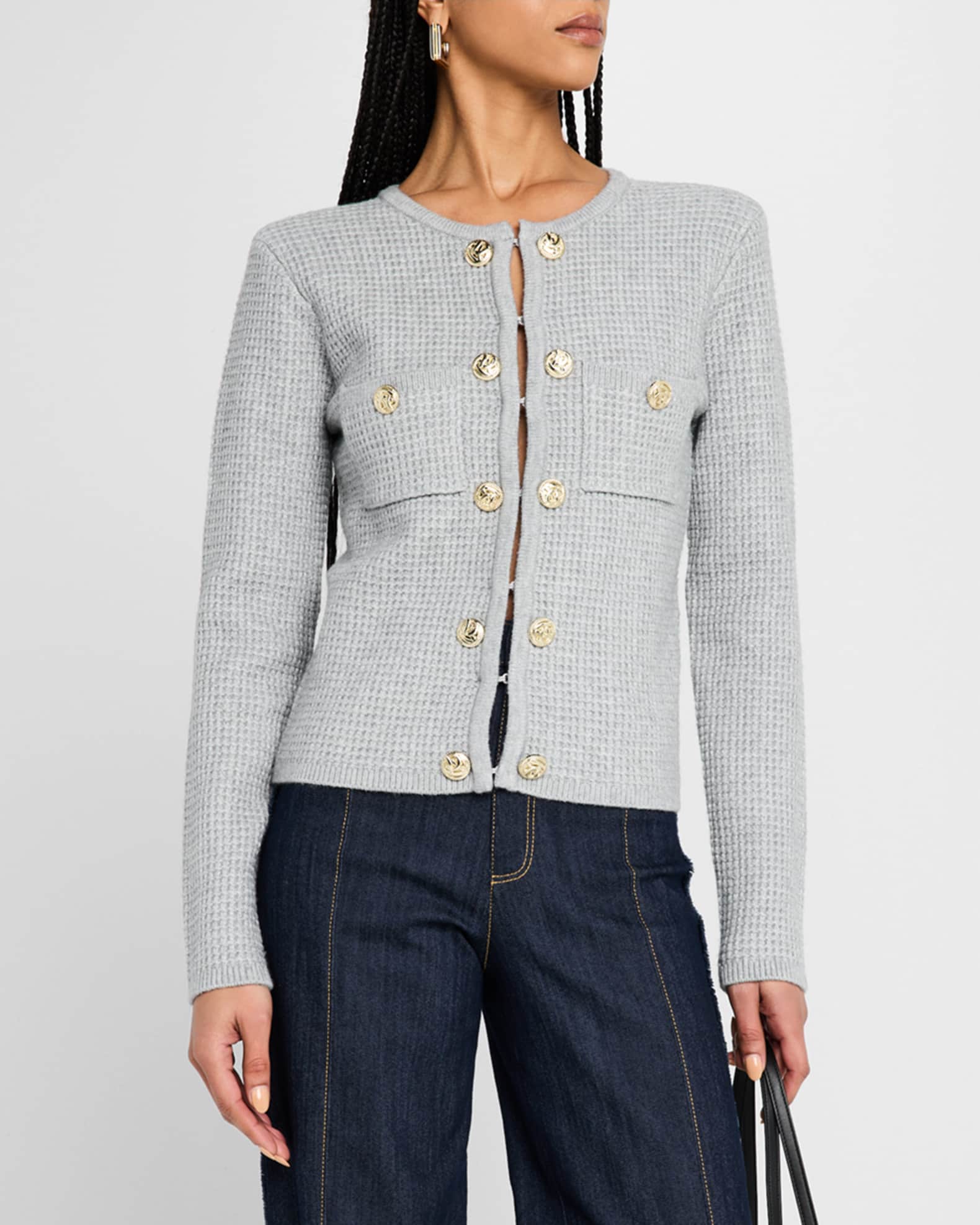 Generation Love Cypress Waffle Cardigan | Neiman Marcus