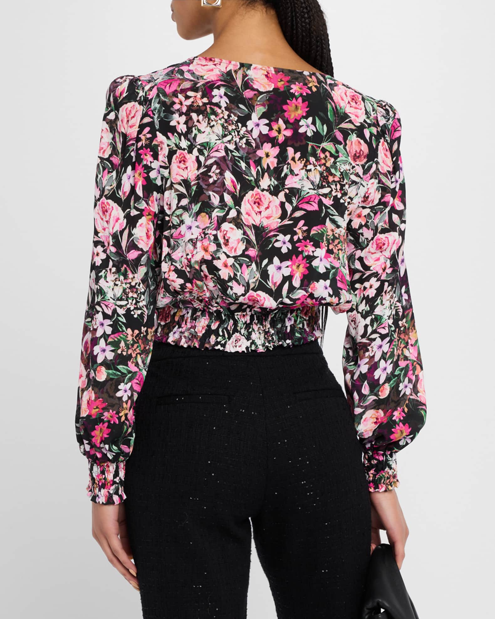 Generation Love Avanna Floral Wrap Blouse | Neiman Marcus