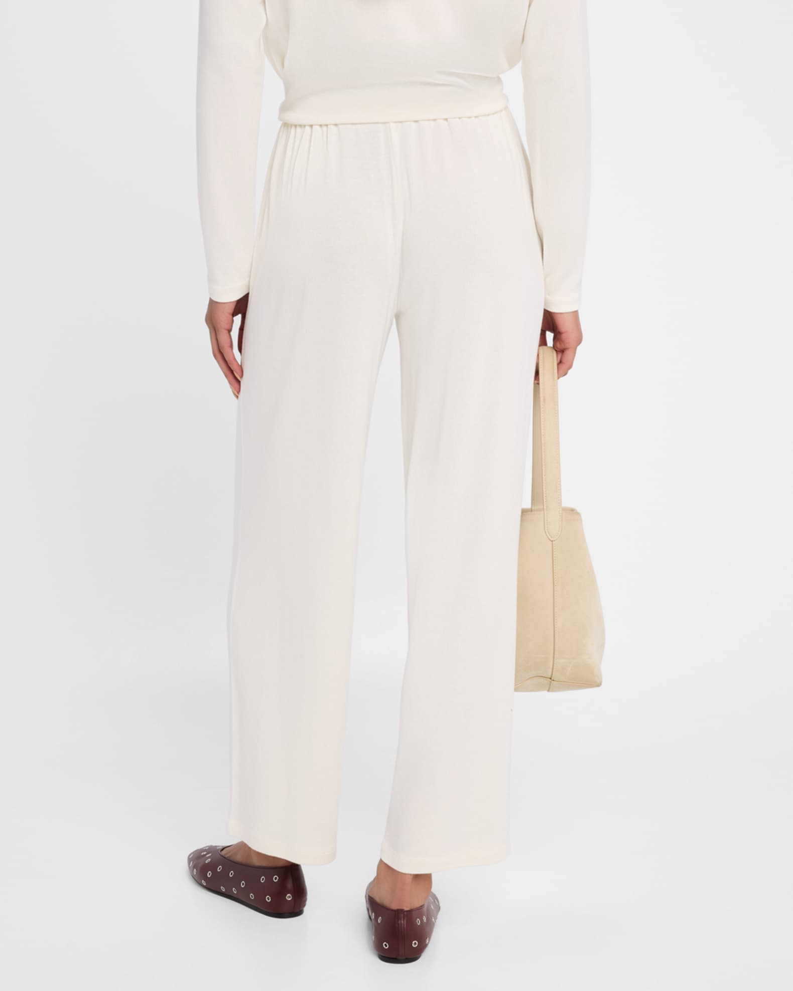 Vince Cropped Drawstring Lounge Pants | Neiman Marcus