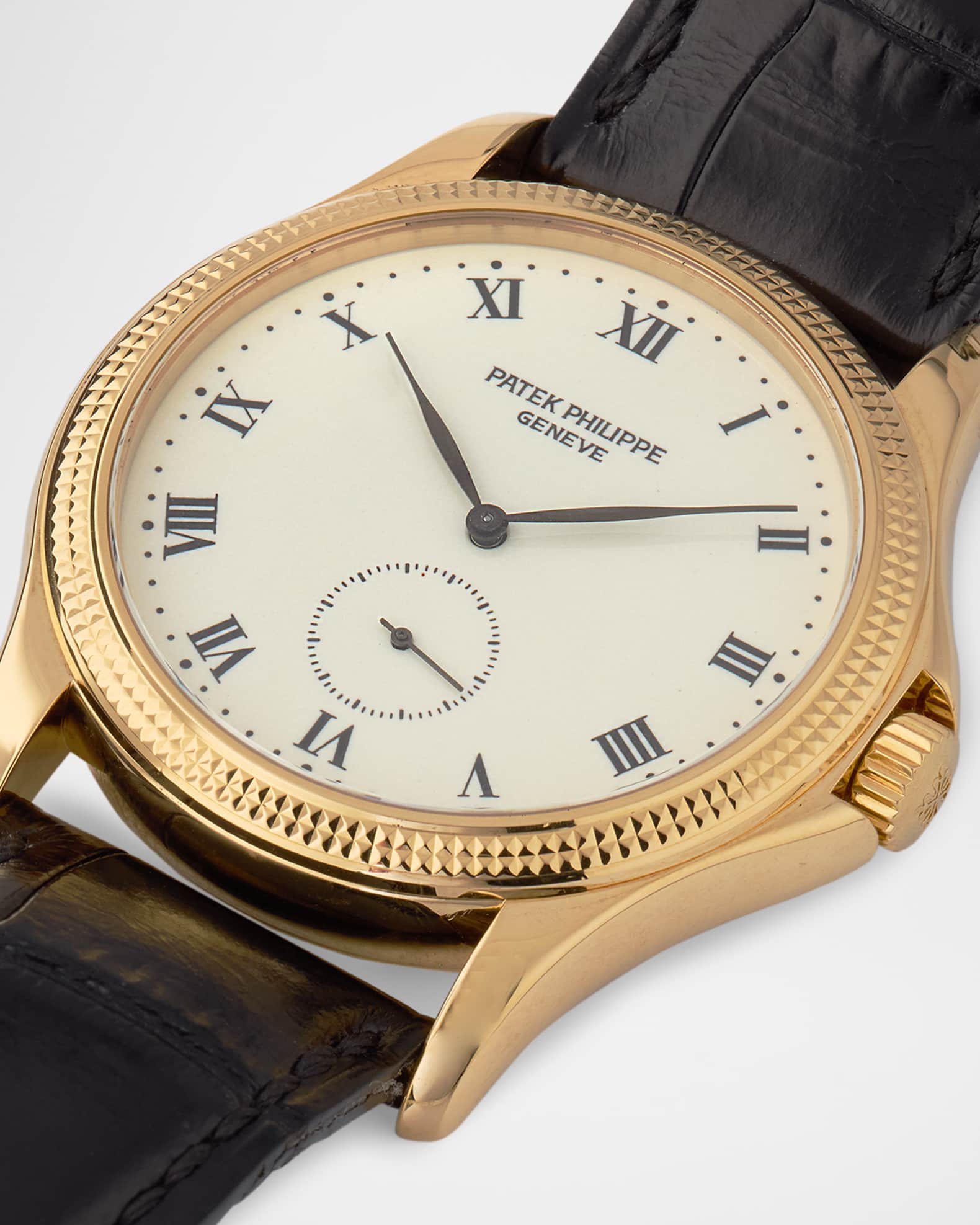 Vintage Watches Patek Philippe 18K Yellow Gold Calatrava 35mm Vintage ...