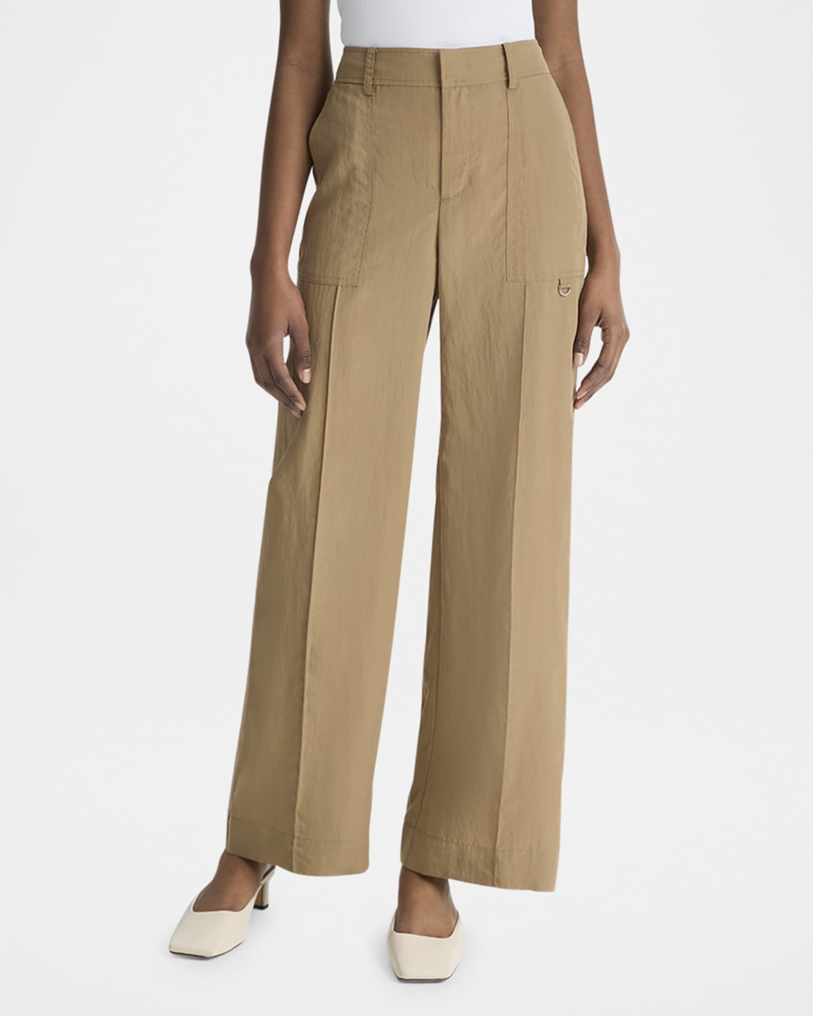 Vince Mid-Rise Utility Pants | Neiman Marcus