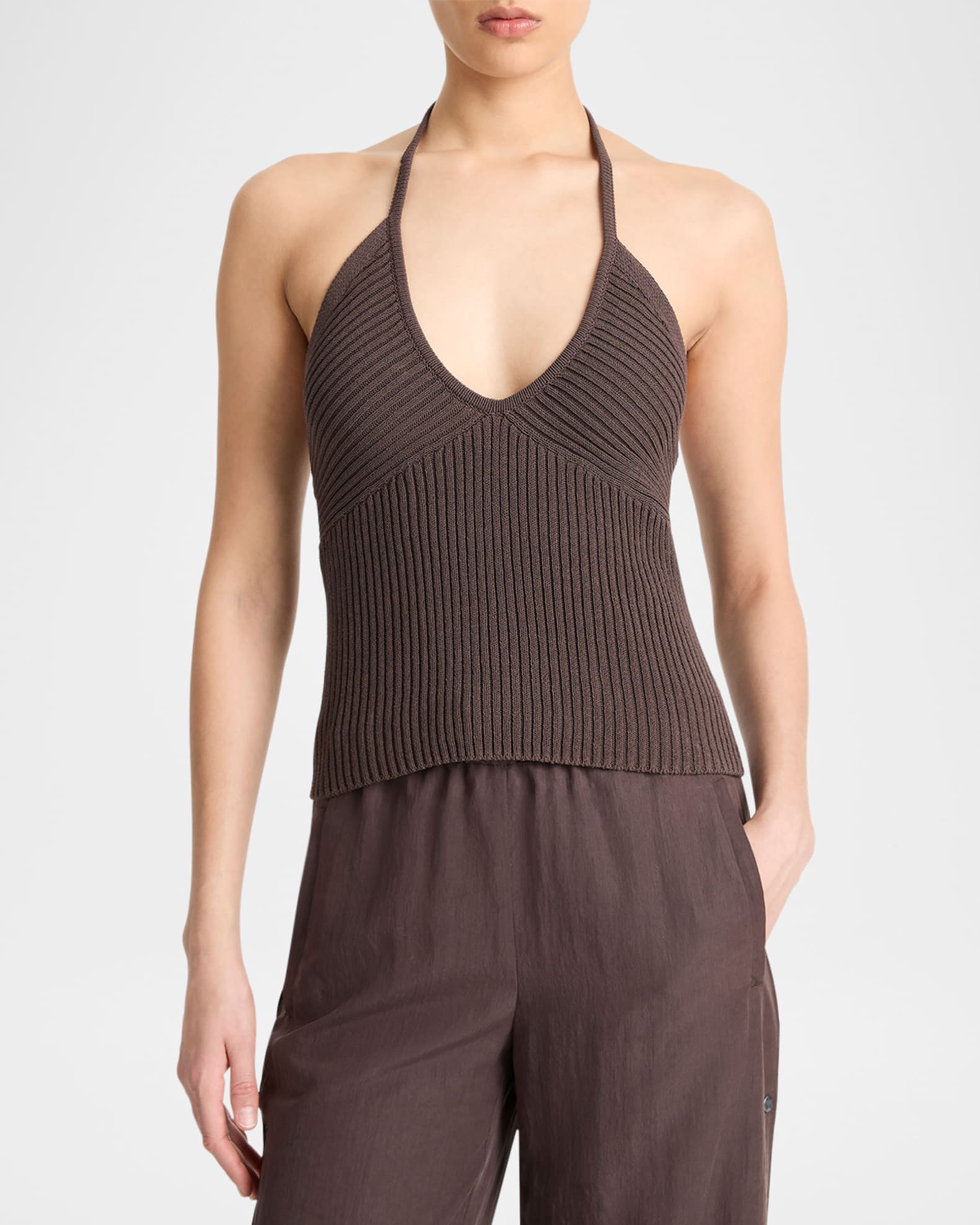 Vince Tie Halter Sweater | Neiman Marcus
