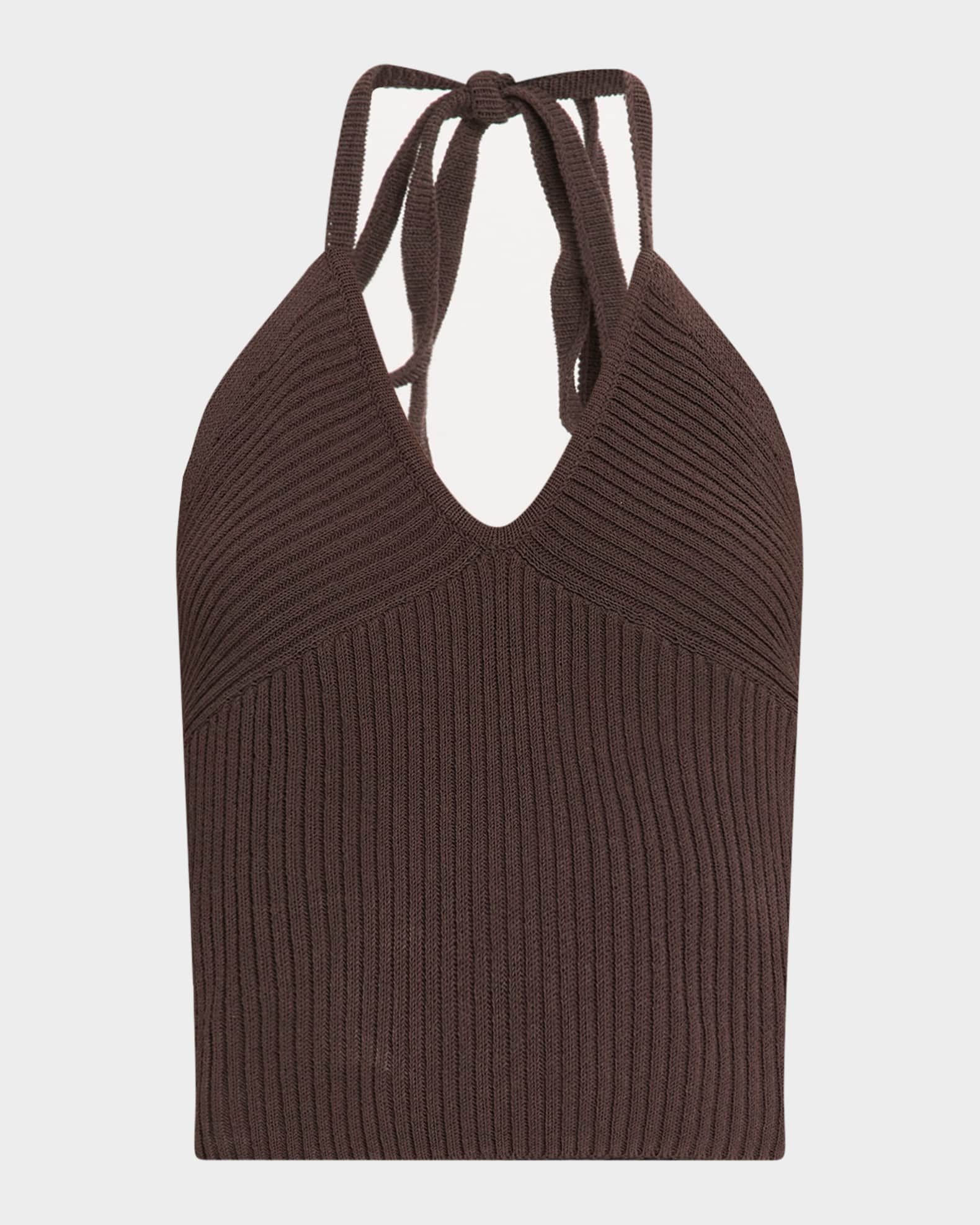 Vince Tie Halter Sweater | Neiman Marcus