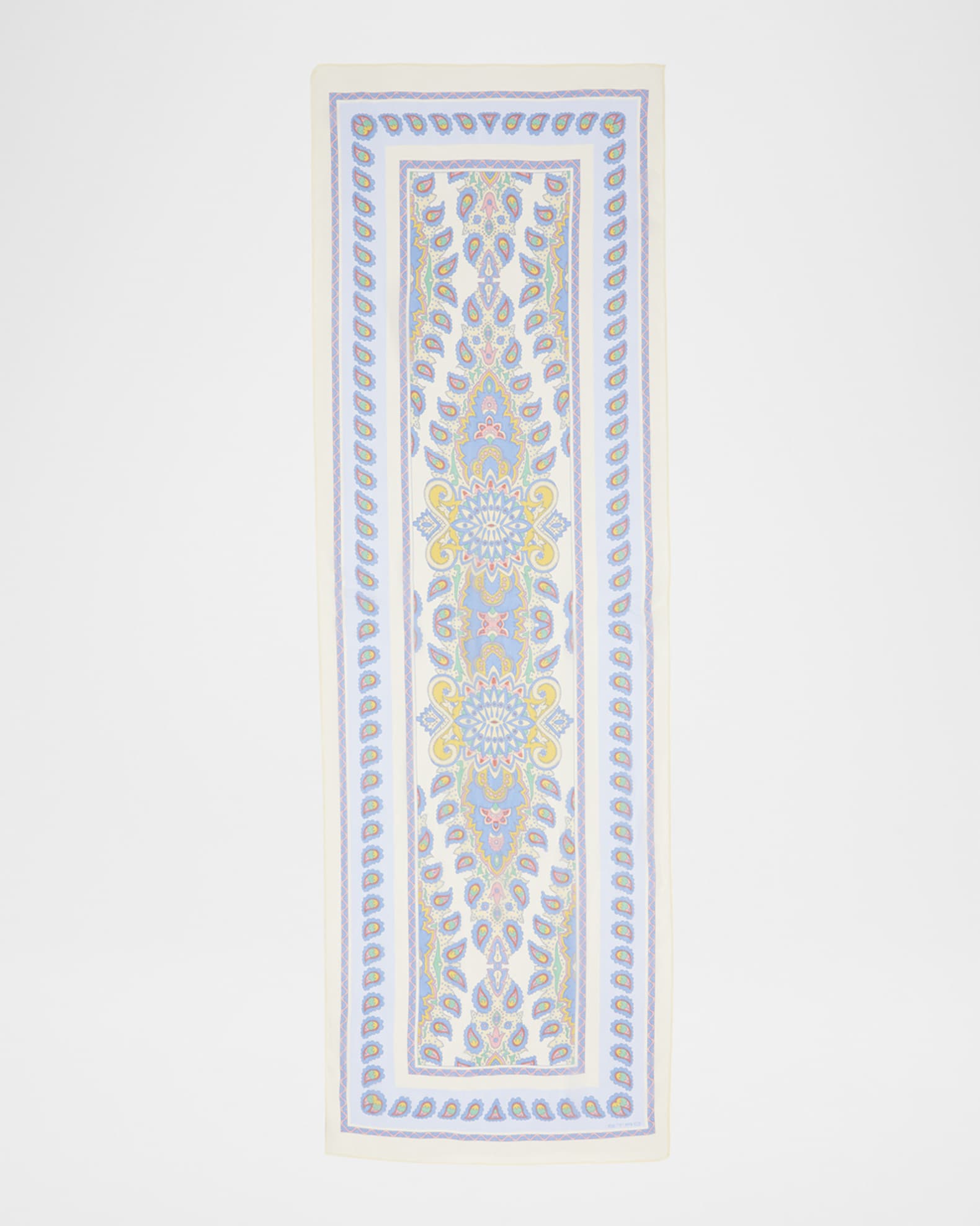 Etro Tosca Paisley-Print Silk Scarf | Neiman Marcus