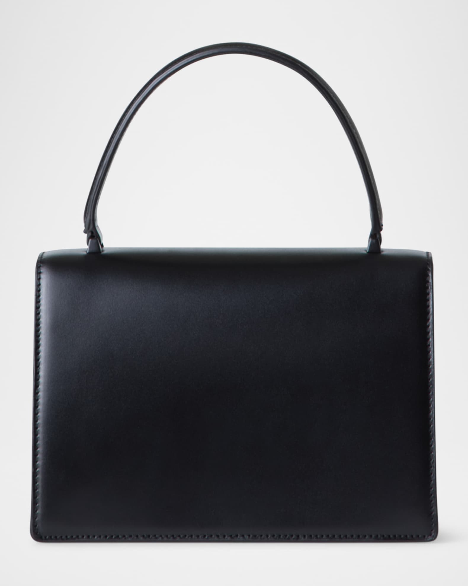 Akris Alice Small Leather Top-Handle Bag | Neiman Marcus