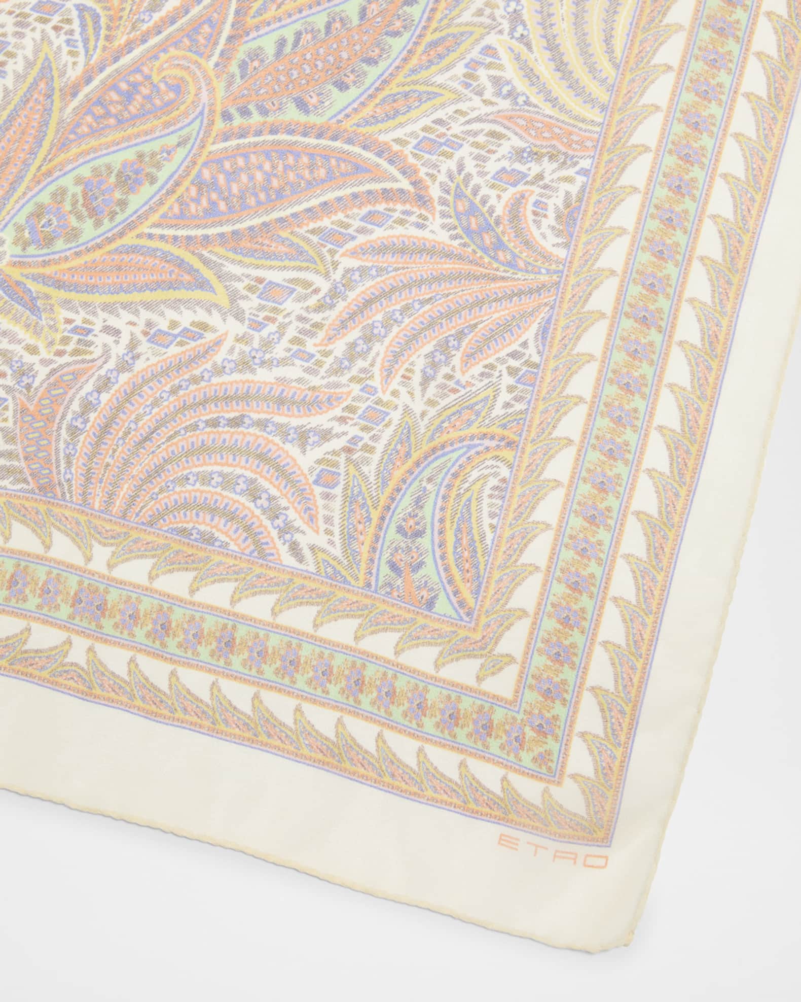 Etro Tosca Paisley-Print Silk Scarf | Neiman Marcus
