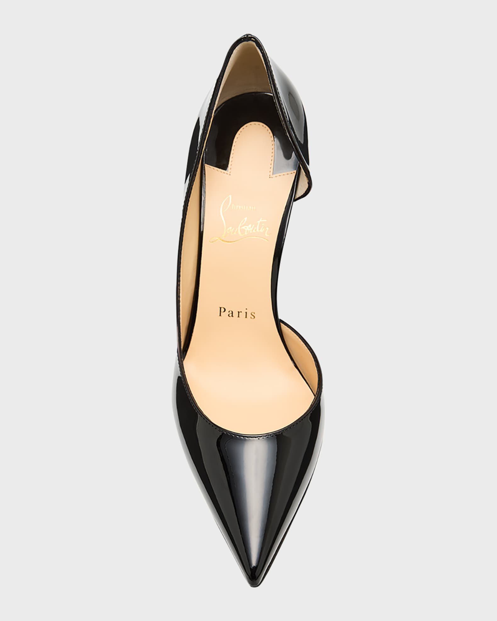 Christian Louboutin 85mm Iriza Patent Leather Pumps | Neiman Marcus