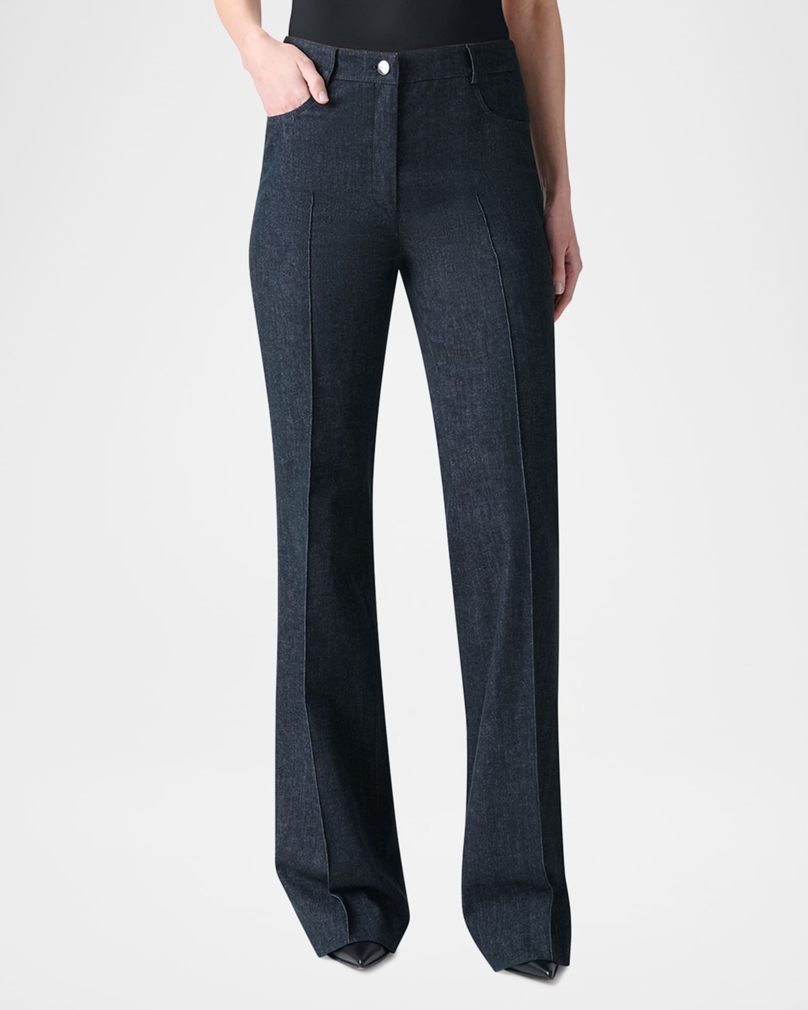 Akris Farid Stretch Bootcut Jeans | Neiman Marcus