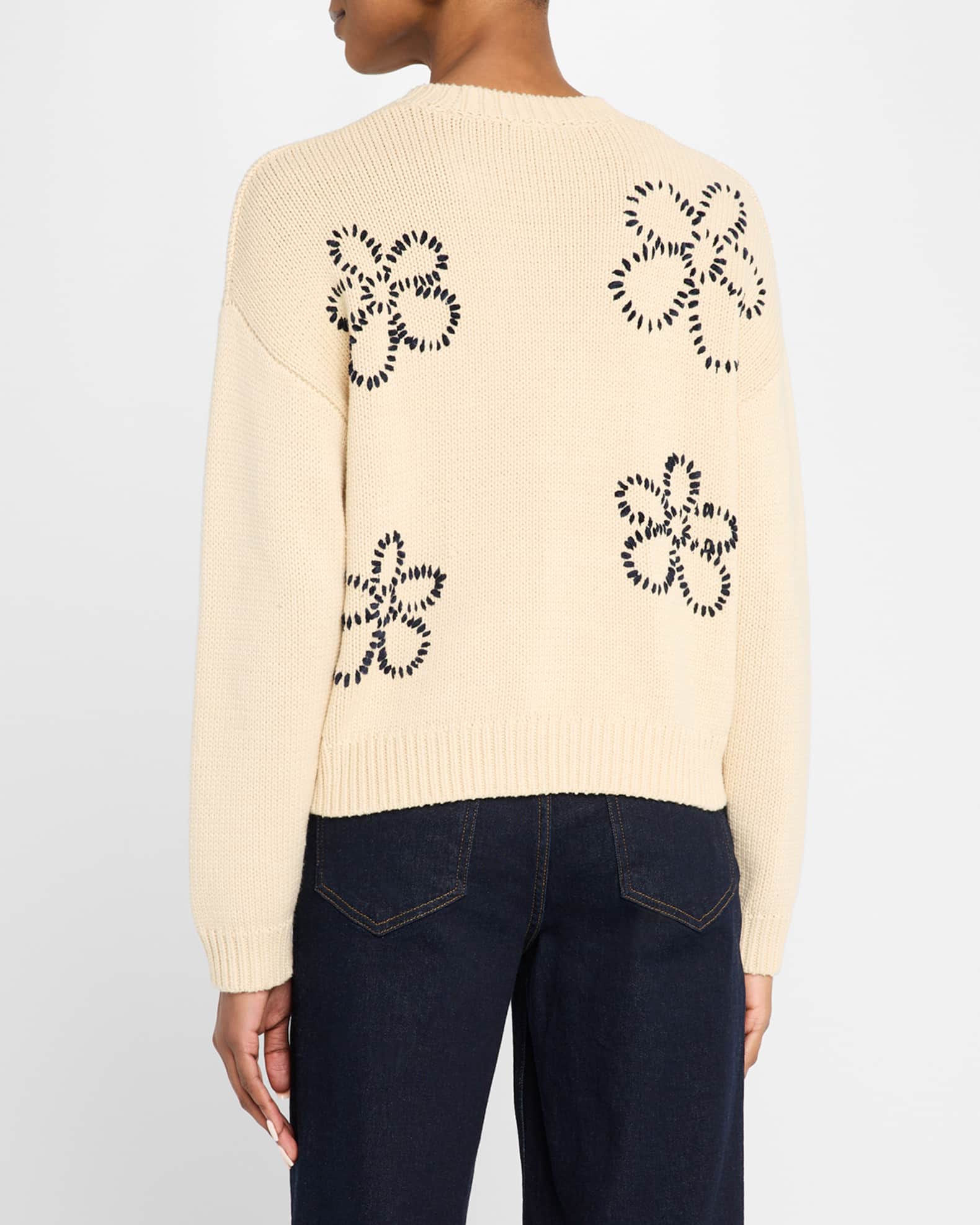 Rails Zoey Stitched Daisy Sweater | Neiman Marcus