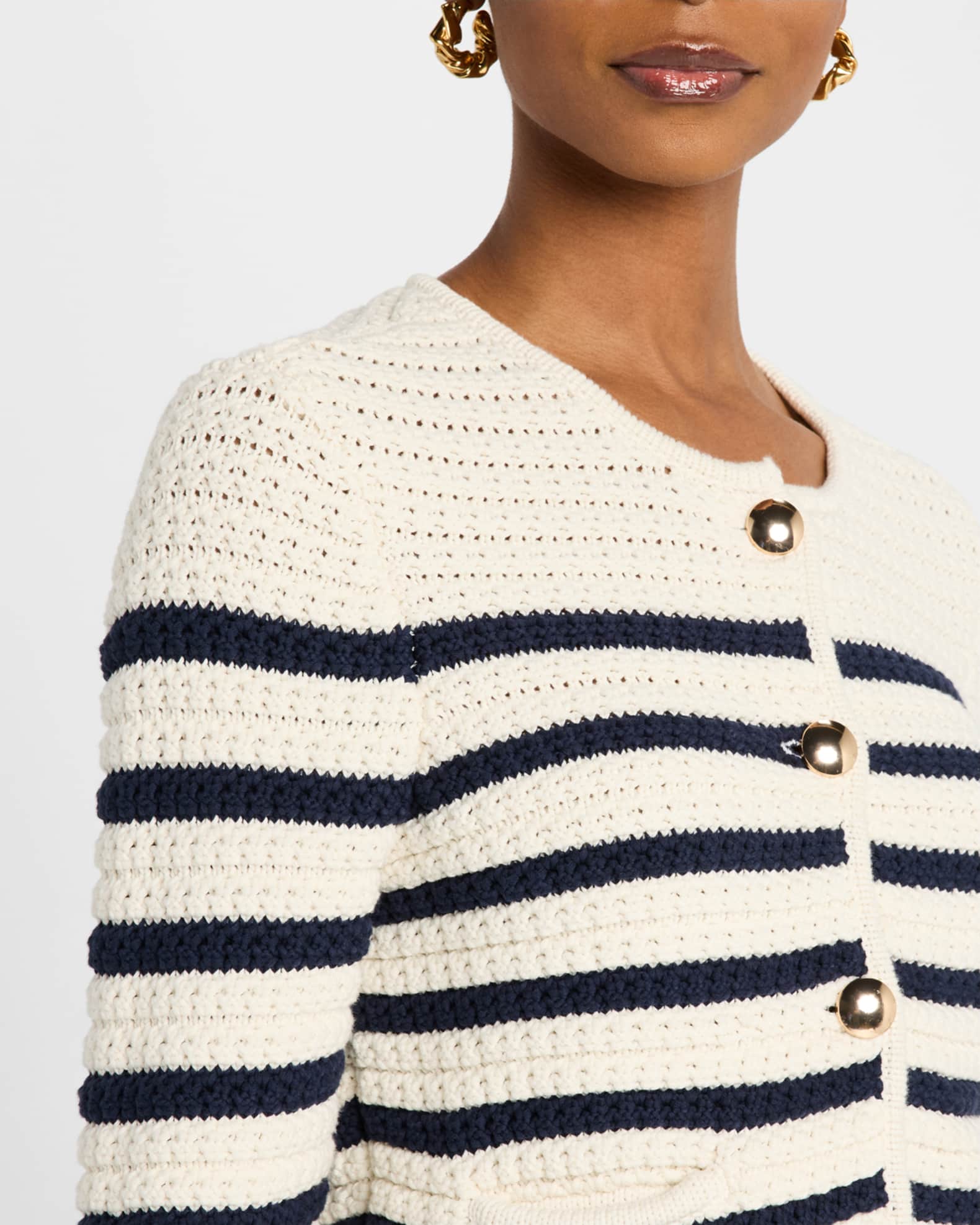 PAIGE Oberon Stripe Cardigan | Neiman Marcus