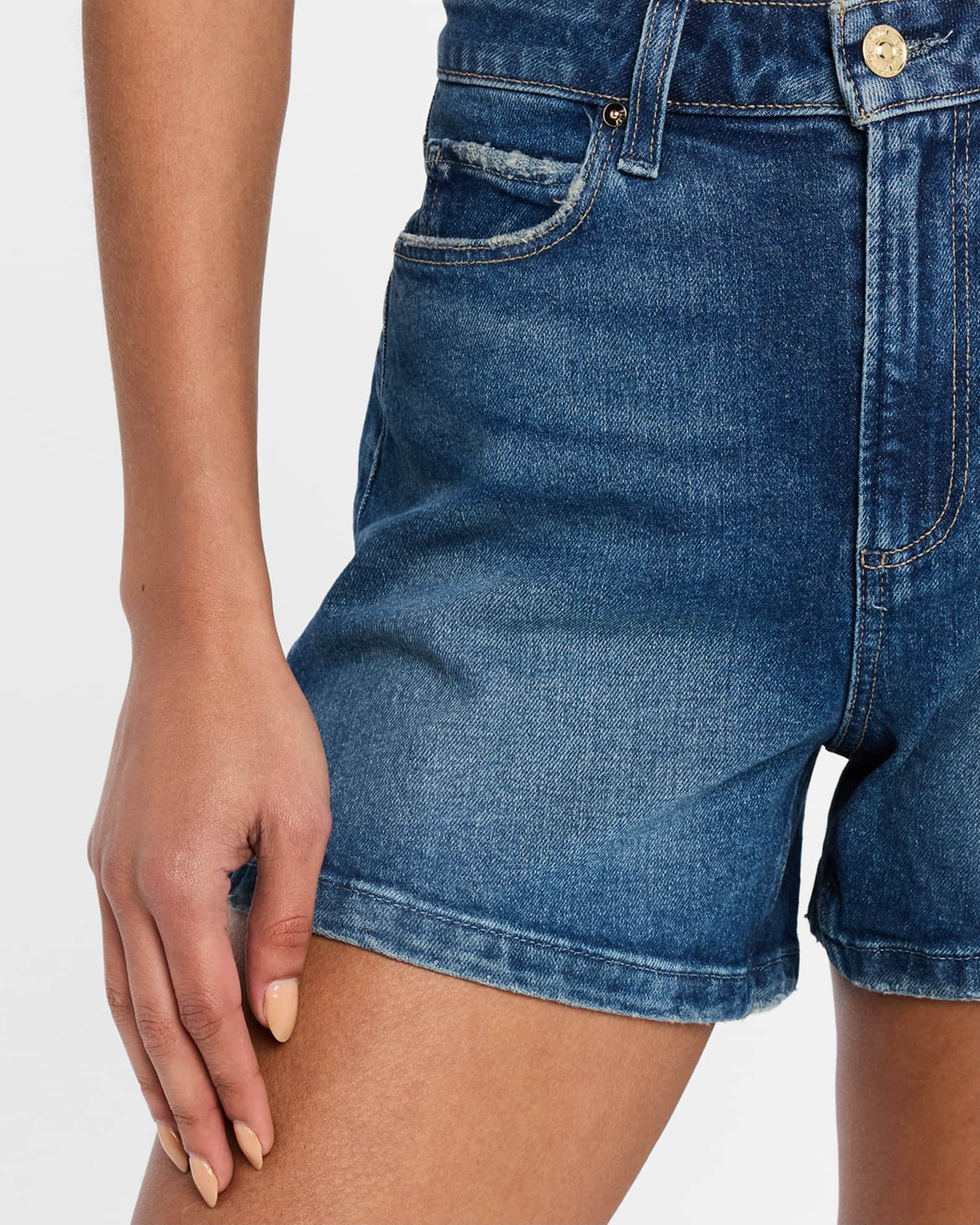 PAIGE Dani Denim Shorts | Neiman Marcus