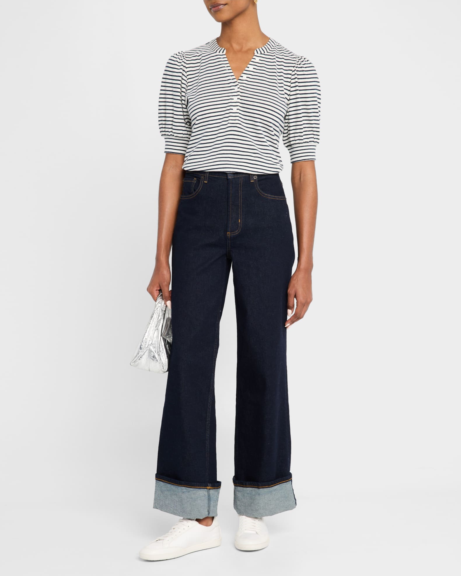 Rails Jewel Striped Top | Neiman Marcus
